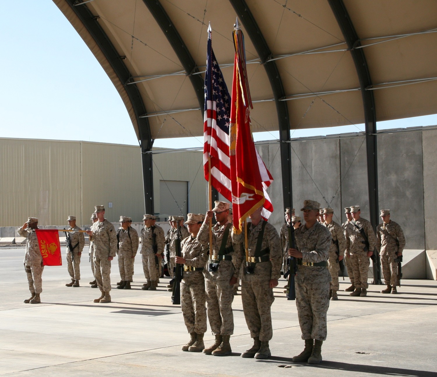 Marine Wing Support Squadron 372 transfers authority to MWSS-274 as ...