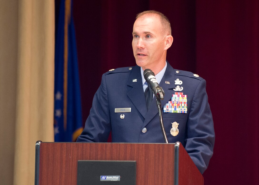 Lt. Col. Leonard Rose assumes command of 412th SFS