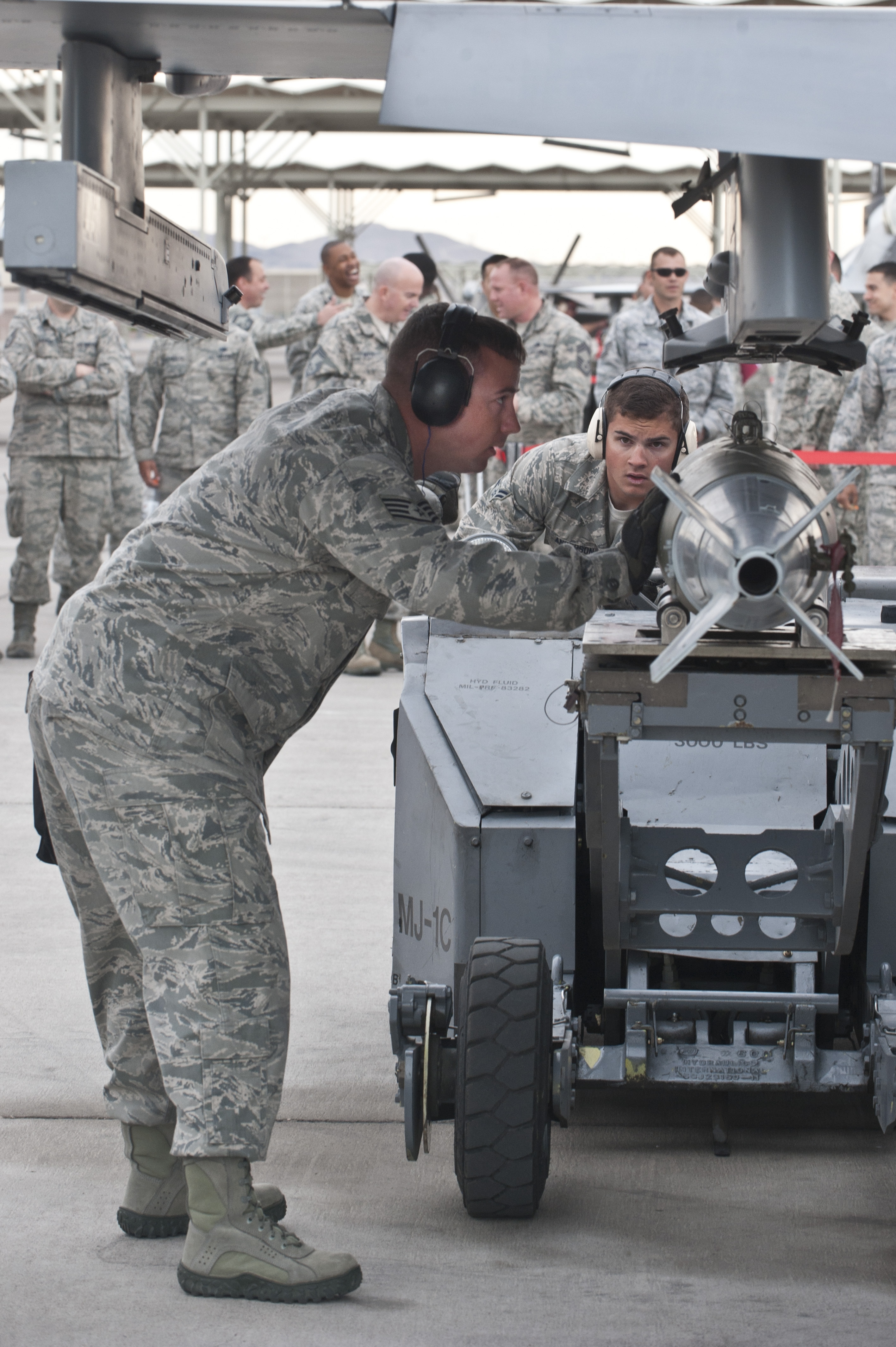 Load Crews hone their skills during quarterly competition