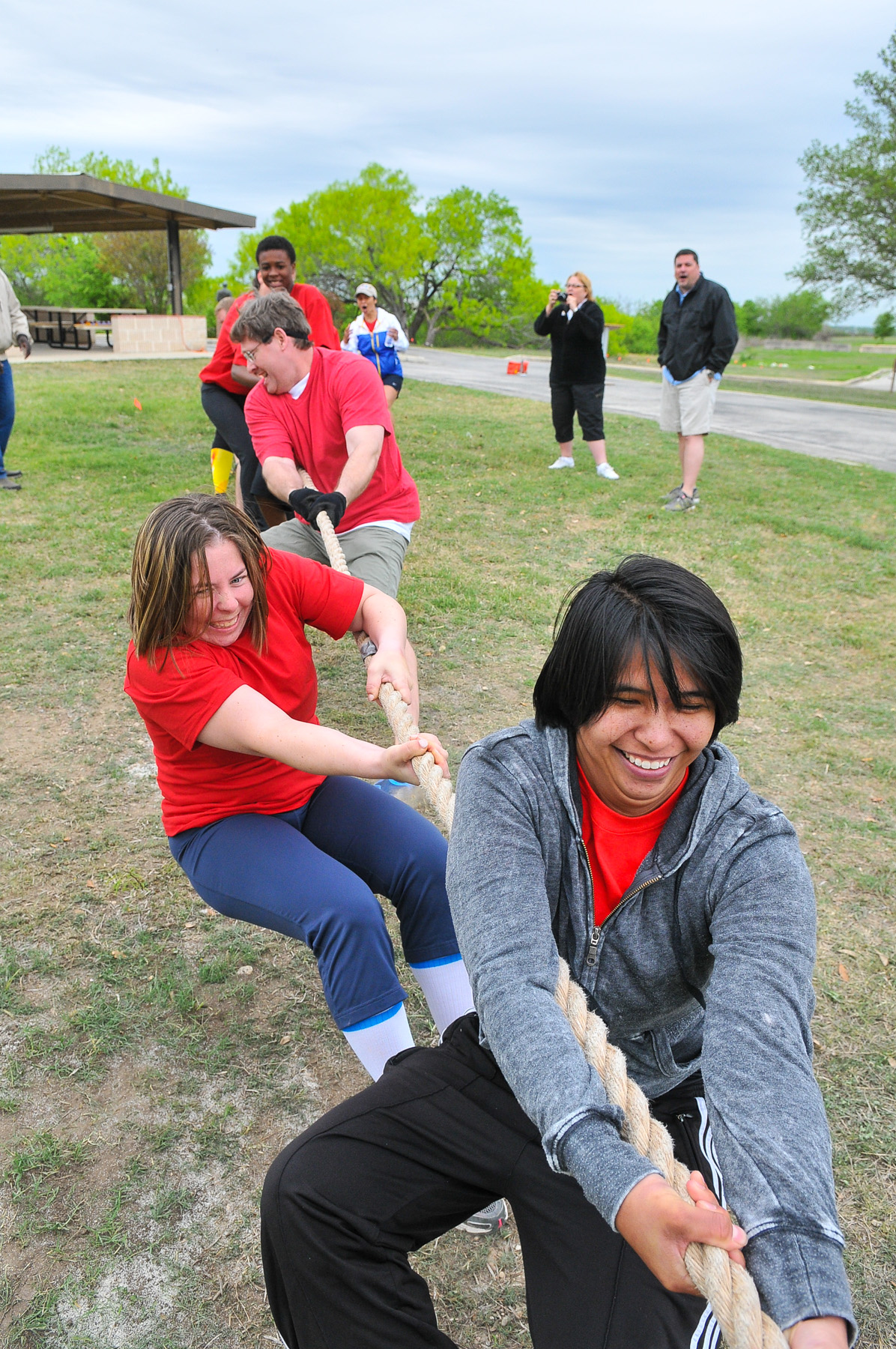 Agency works hard, plays hard at inaugural event