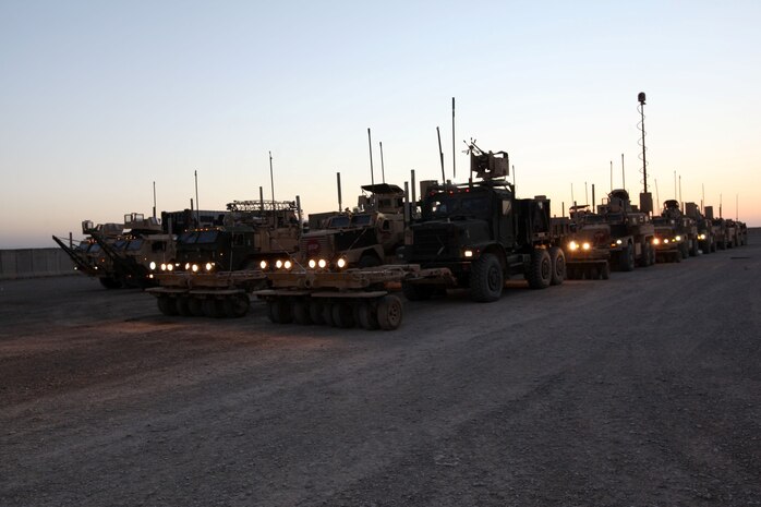 Leaving Nimroz, Combat Logistics Battalion 7 returns Marines, sailors ...