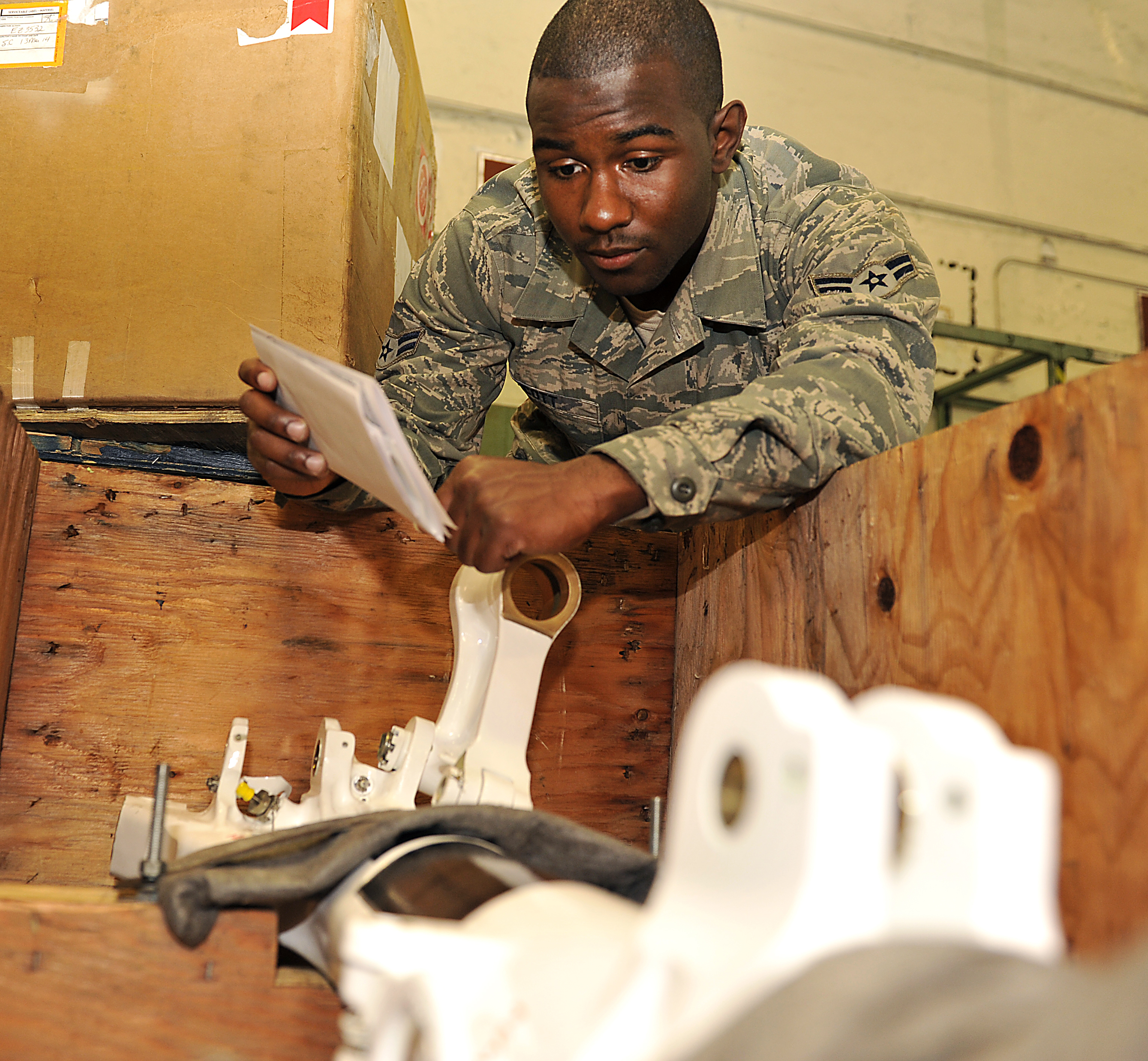 Logistics ensures distribution at the 18th LRS flight service center ...