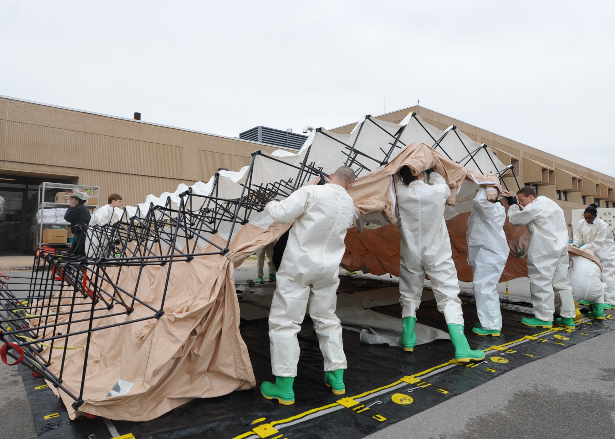 97th MDG Patient Decontamination Exercise