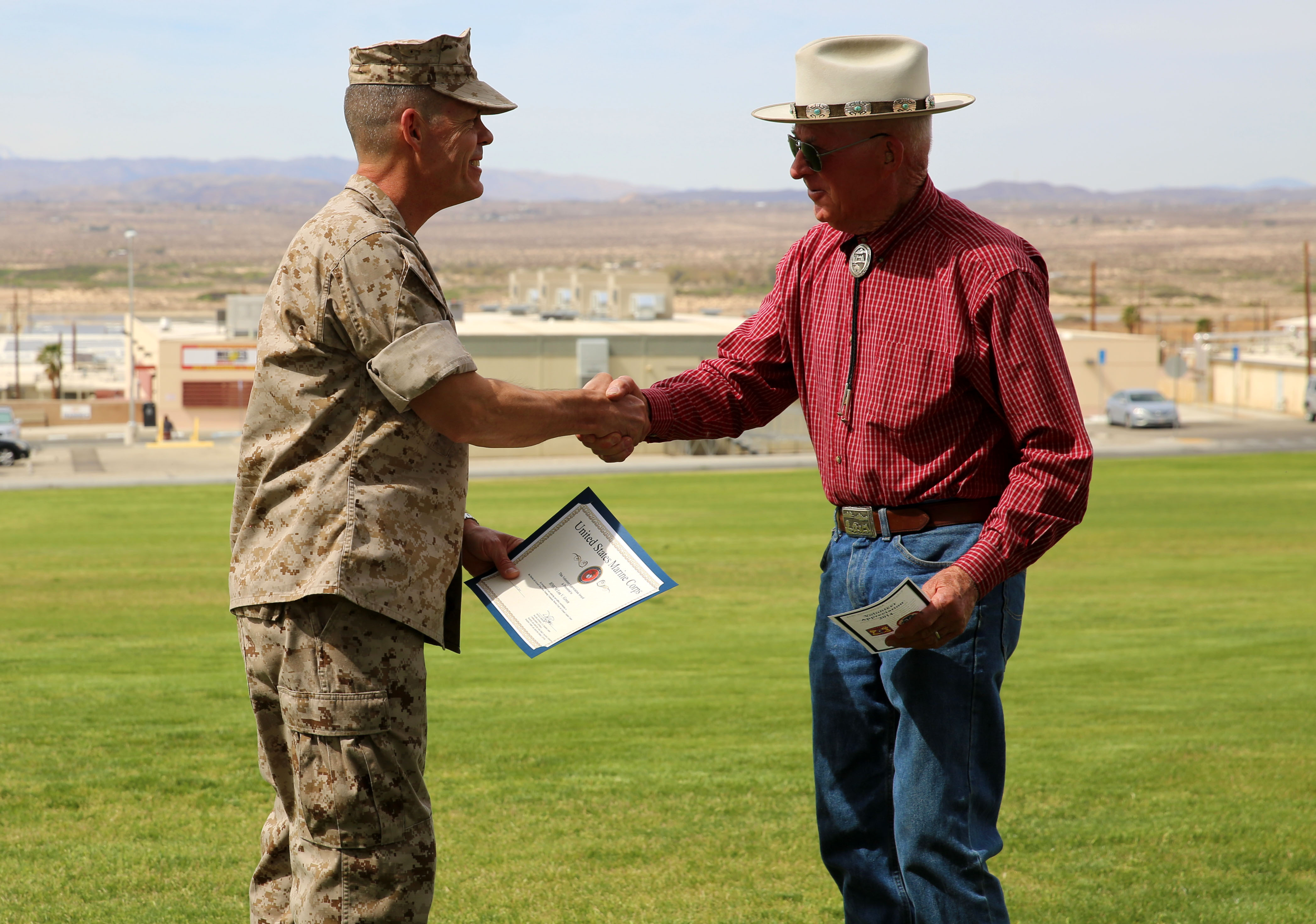 Combat Center recognizes volunteers > United States Marine Corps ...