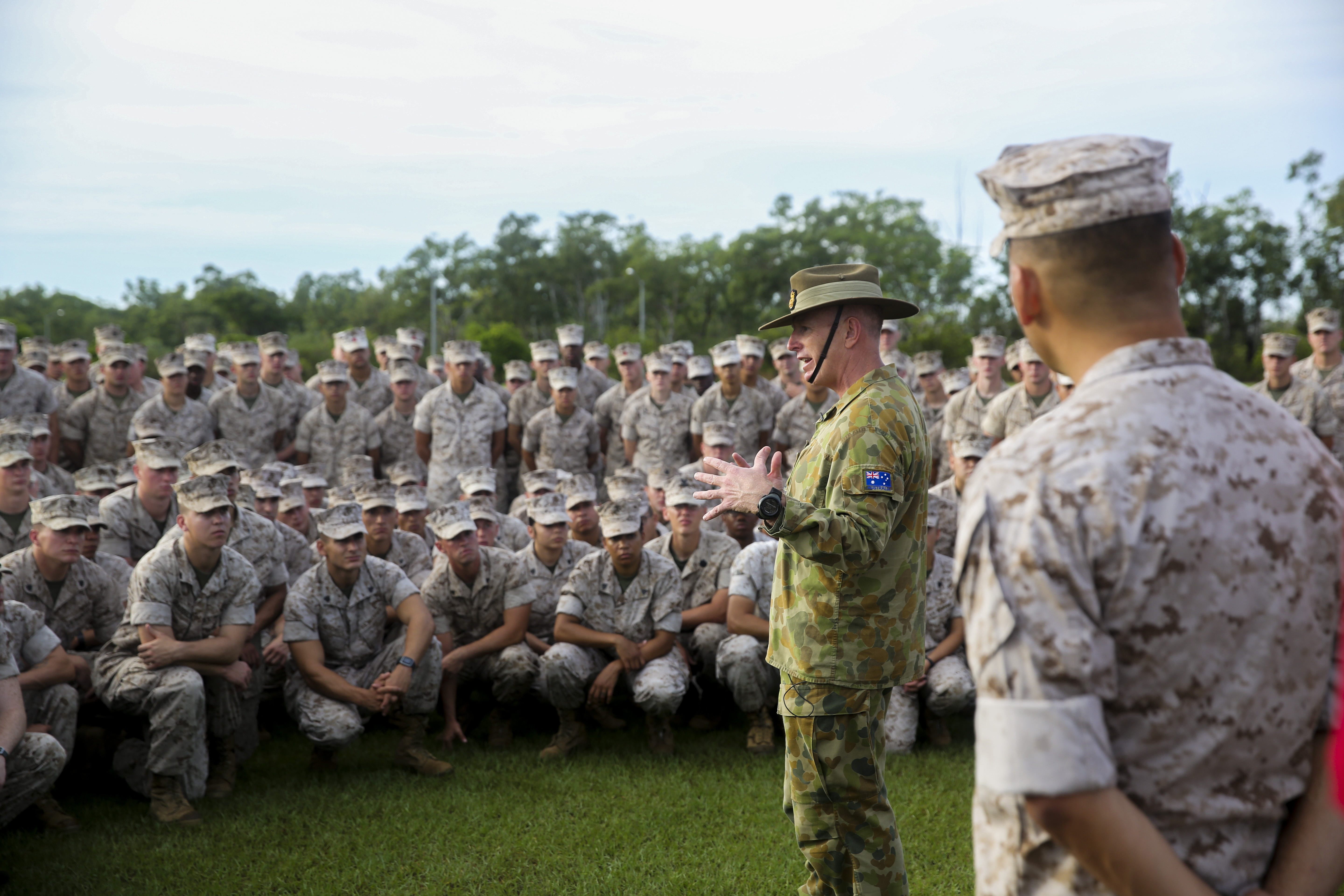 Australian general welcomes MRF-D aboard