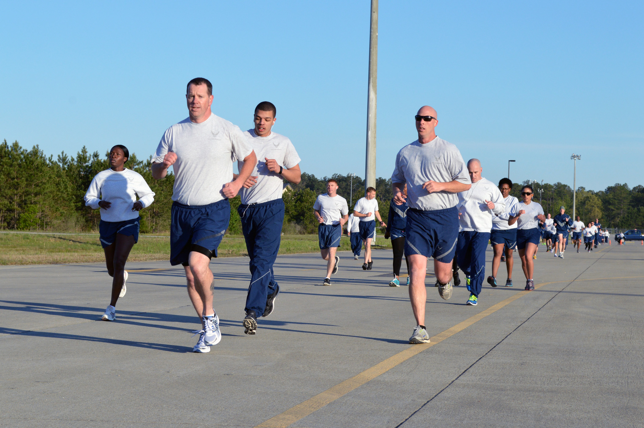 Pope Airmen participate in sexual assault awareness month 5K fun run ...