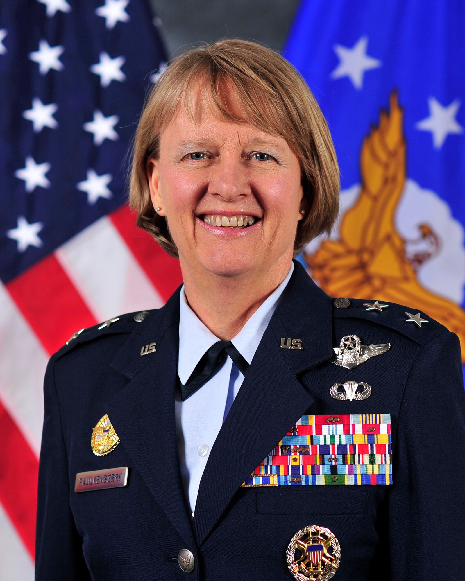 MAJOR GENERAL BARBARA J. FAULKENBERRY > Air Force > Biography Display
