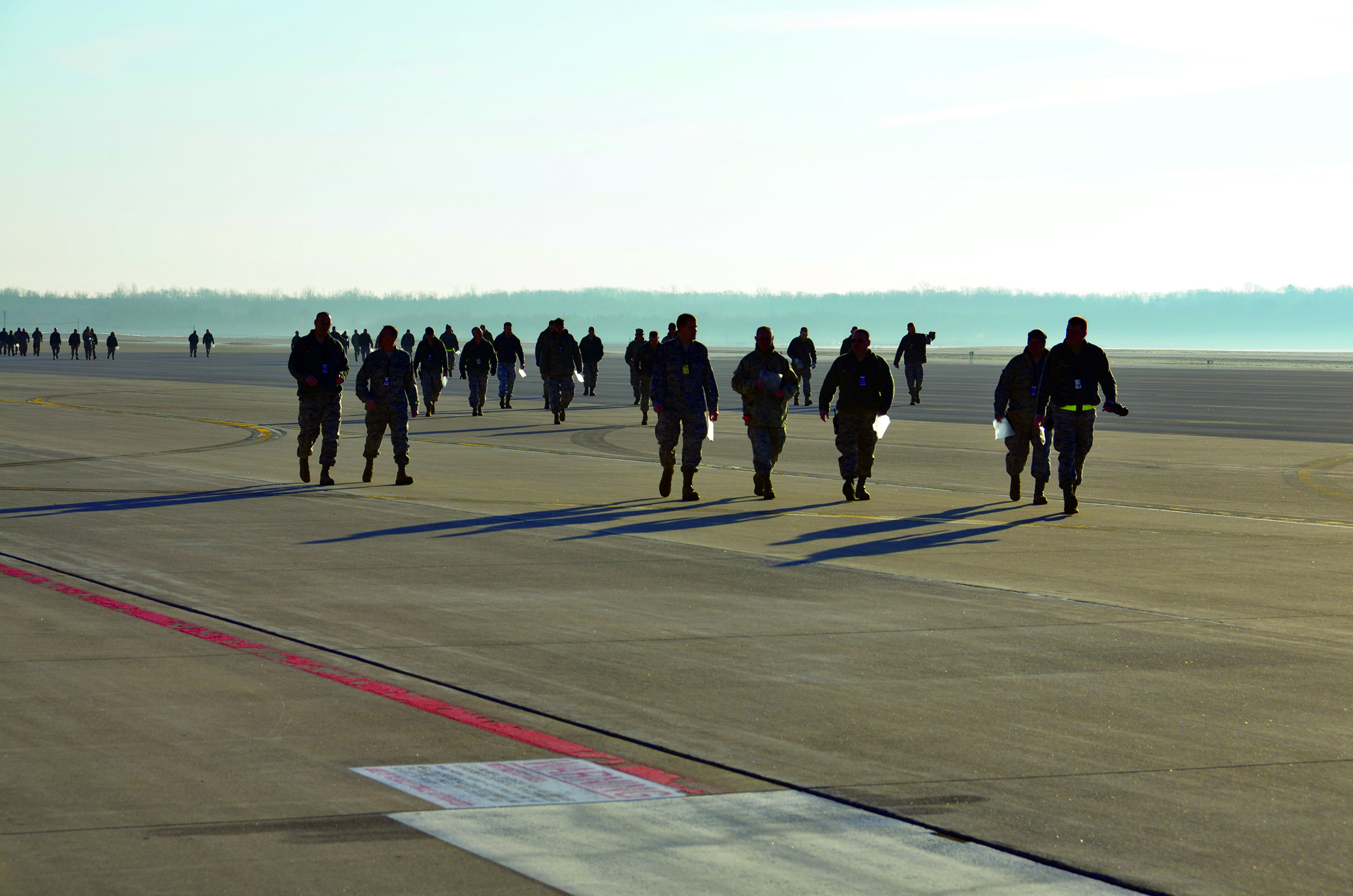 445 AW Airmen complete FOD walk during UTA > 445th Airlift Wing ...
