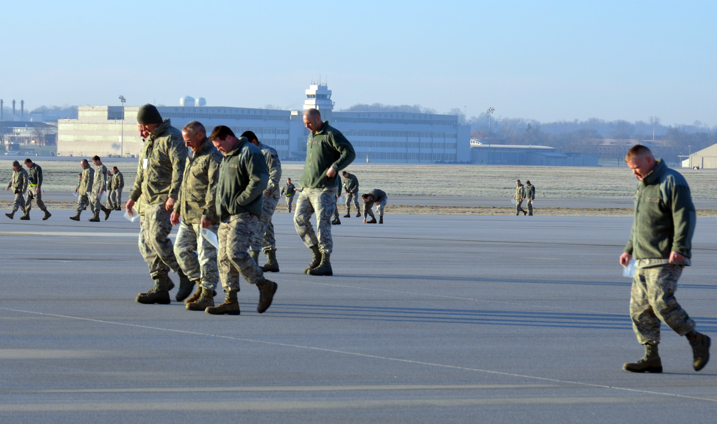 445 AW Airmen complete FOD walk during UTA > 445th Airlift Wing ...
