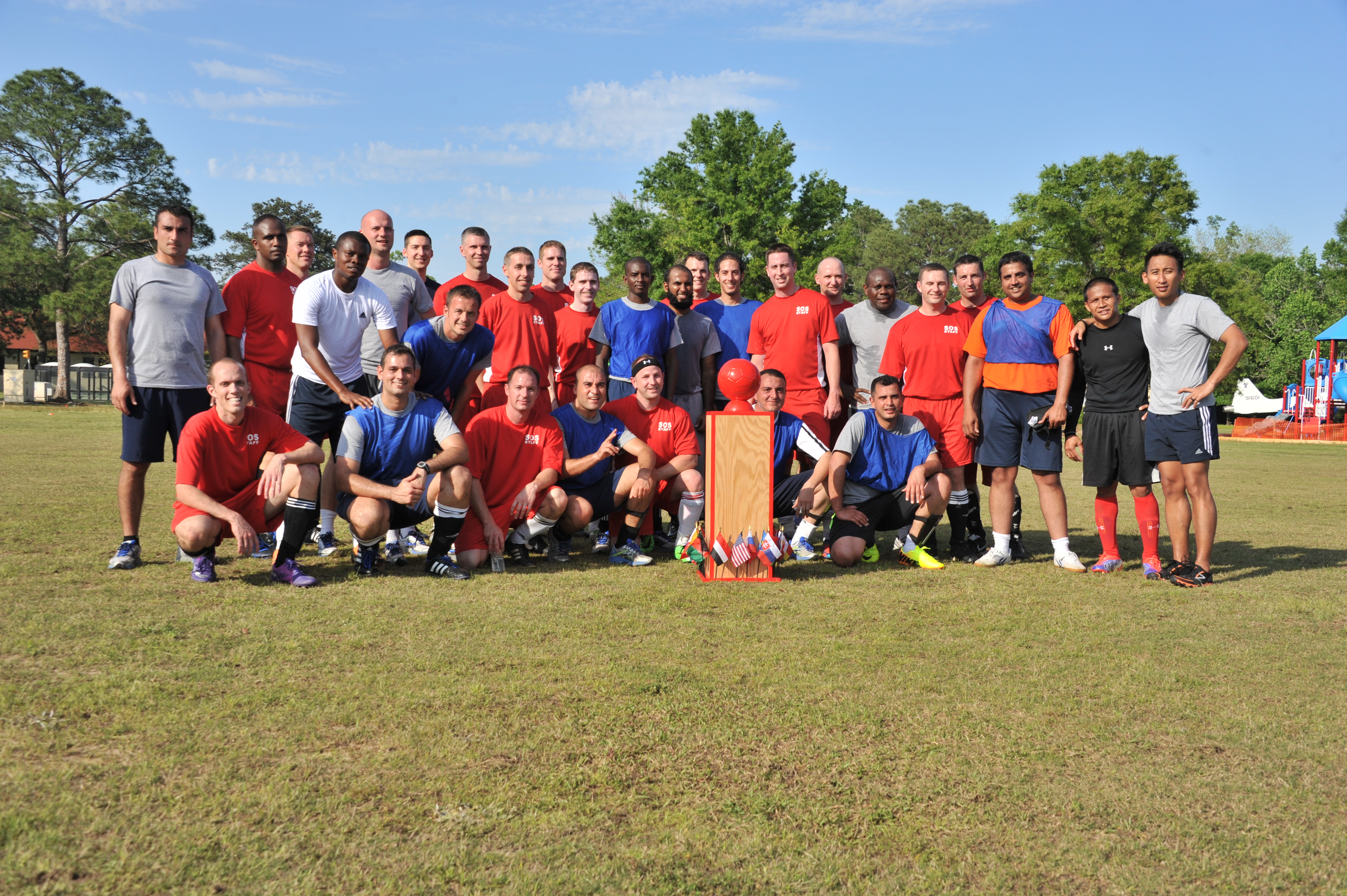 SOC beats IOS in team building Soccer match > Air University (AU) > Air ...