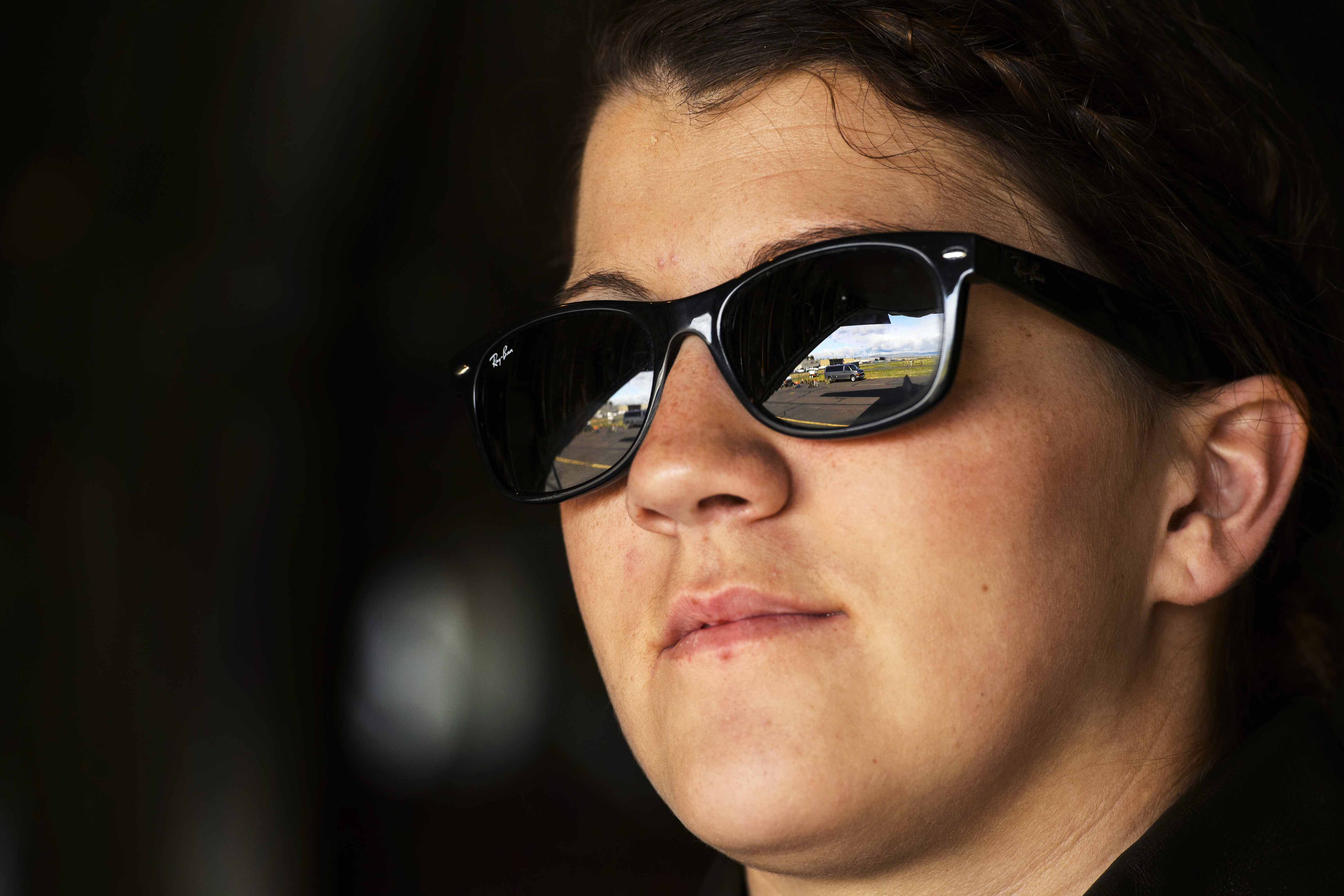 Air Force Airman 1st Class Shelby Duncan waits for Army Special Forces ...