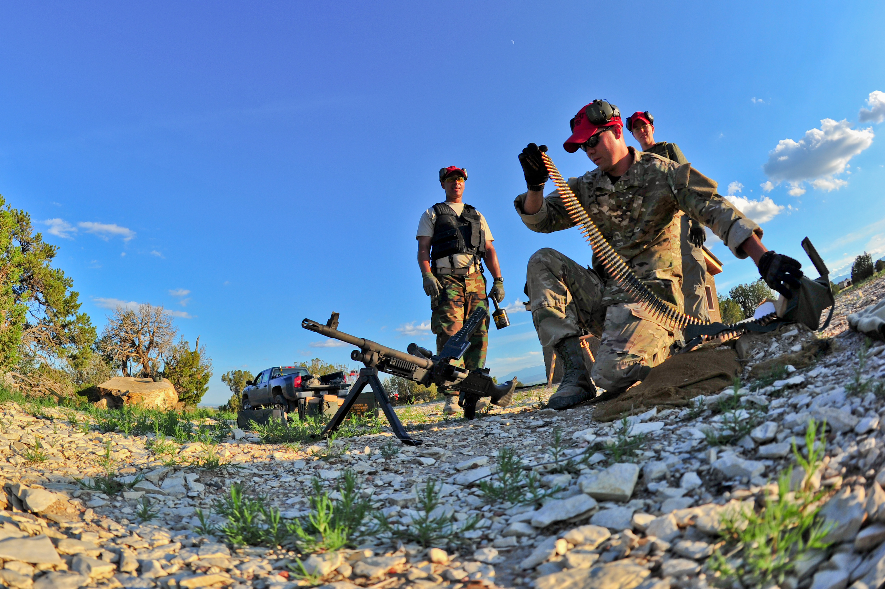 AF Reserve security forces and services field train together at Fort ...