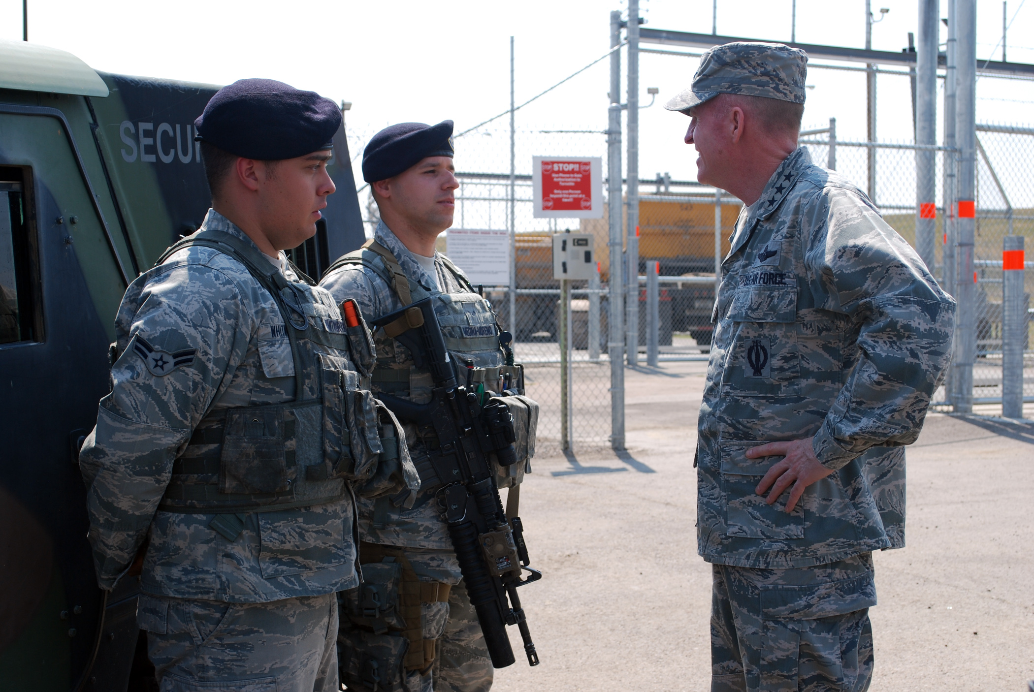 AFGSC/CC tour of Malmstrom