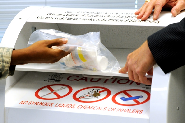 New Drug Disposal Box moved to VCC > Vance Air Force Base > Article Display