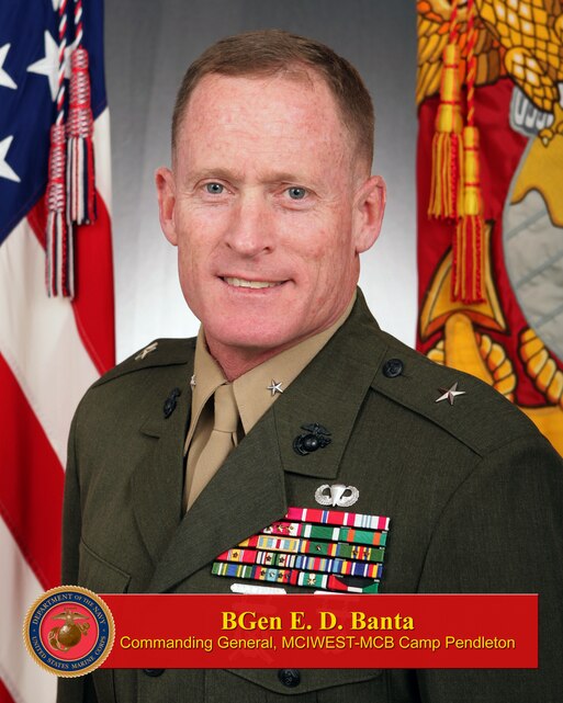 Brigadier General Edward D. Banta > Marine Corps Base Camp Pendleton ...