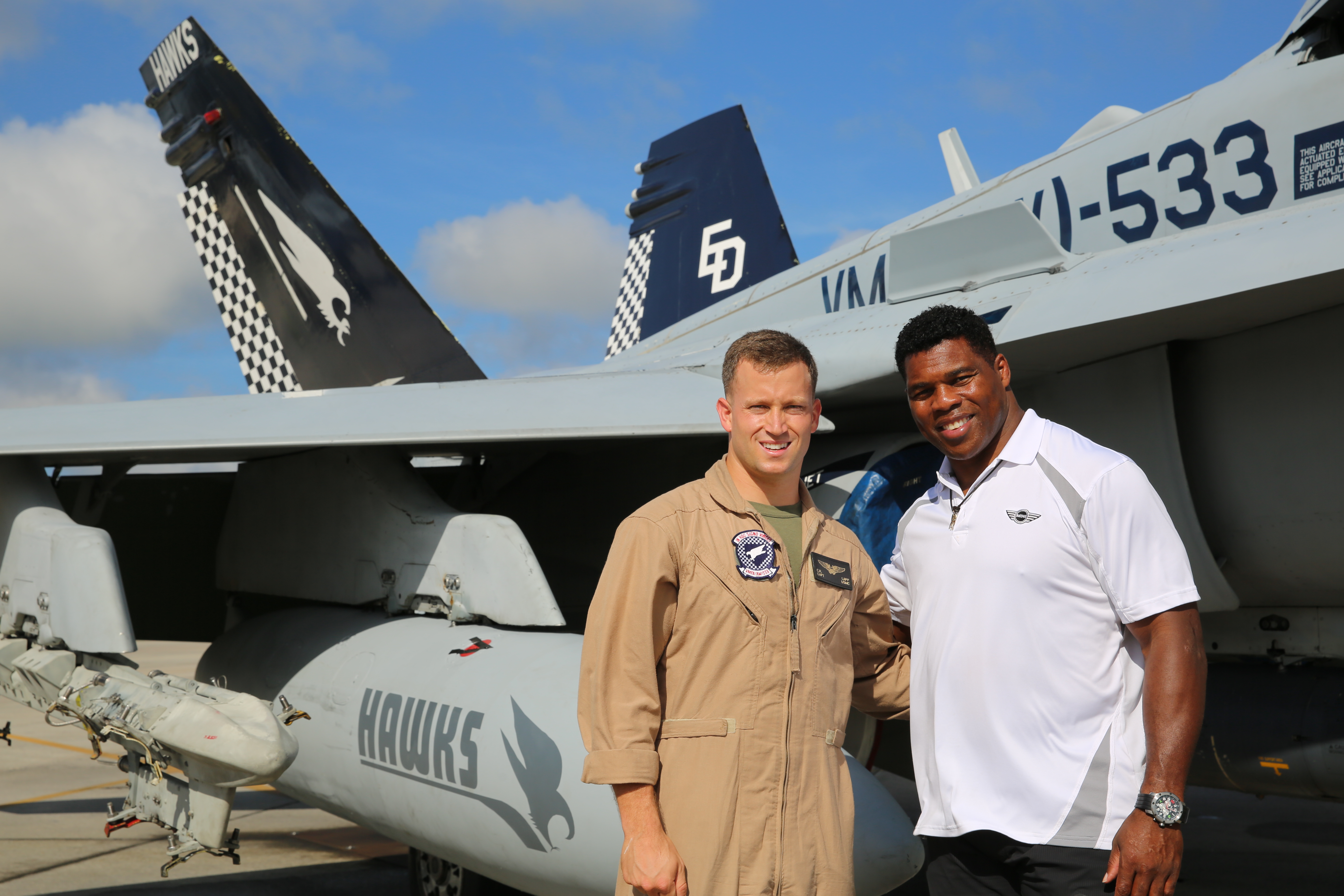 Herschel Walker visits Fightertown