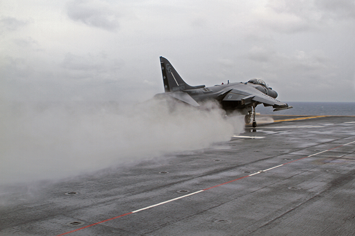 24th MEU conducts AV-8B Harrier ops during PMINT