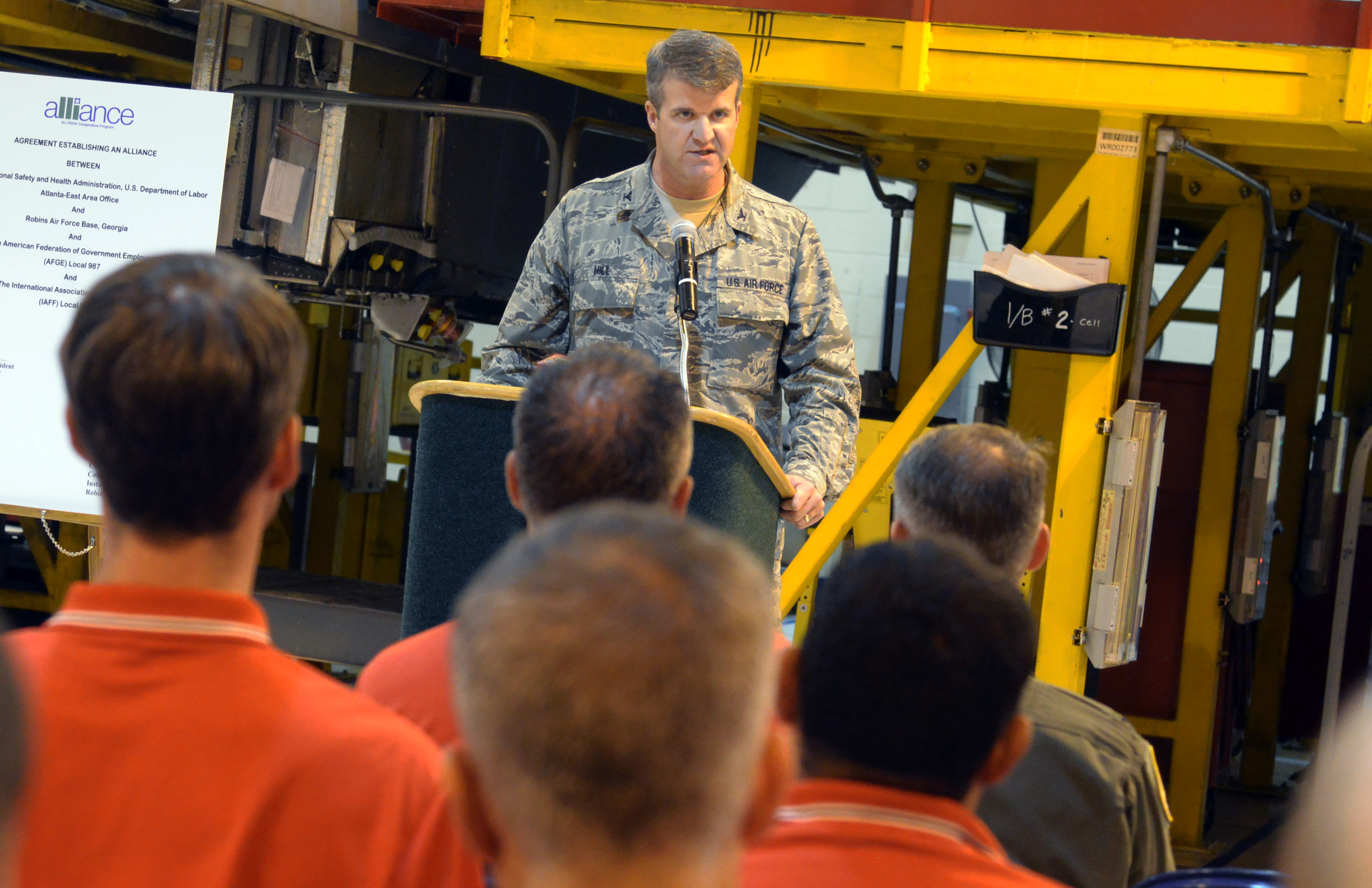 Coalition of safety: OSHA alliance formed > Robins Air Force Base ...