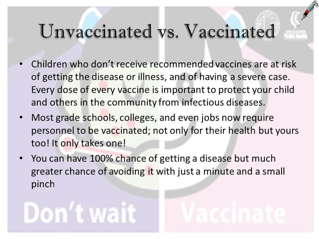 Avoiding viruses through vaccination - It's National Immunization Month