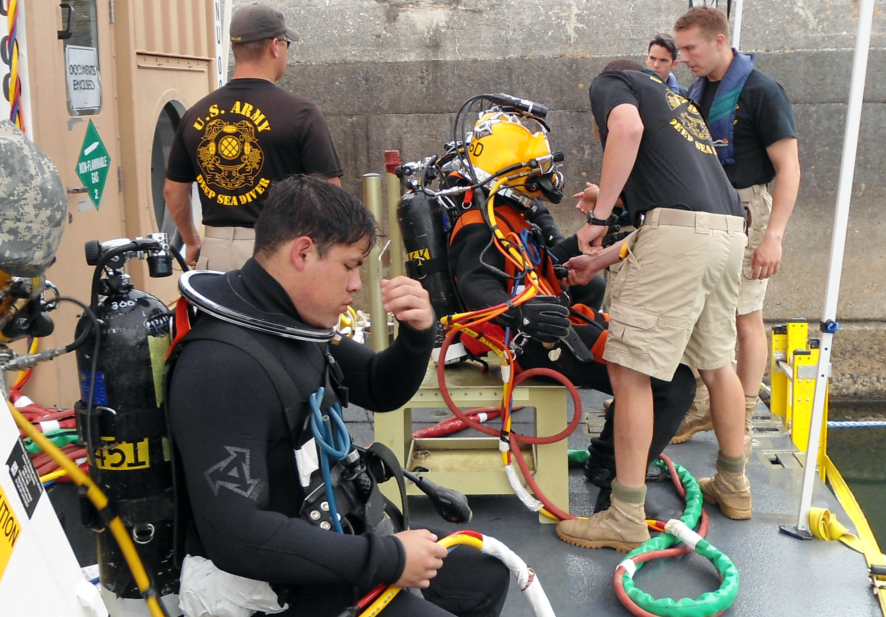 74th Engineer Dive Detachment Inspects Philpott Dam