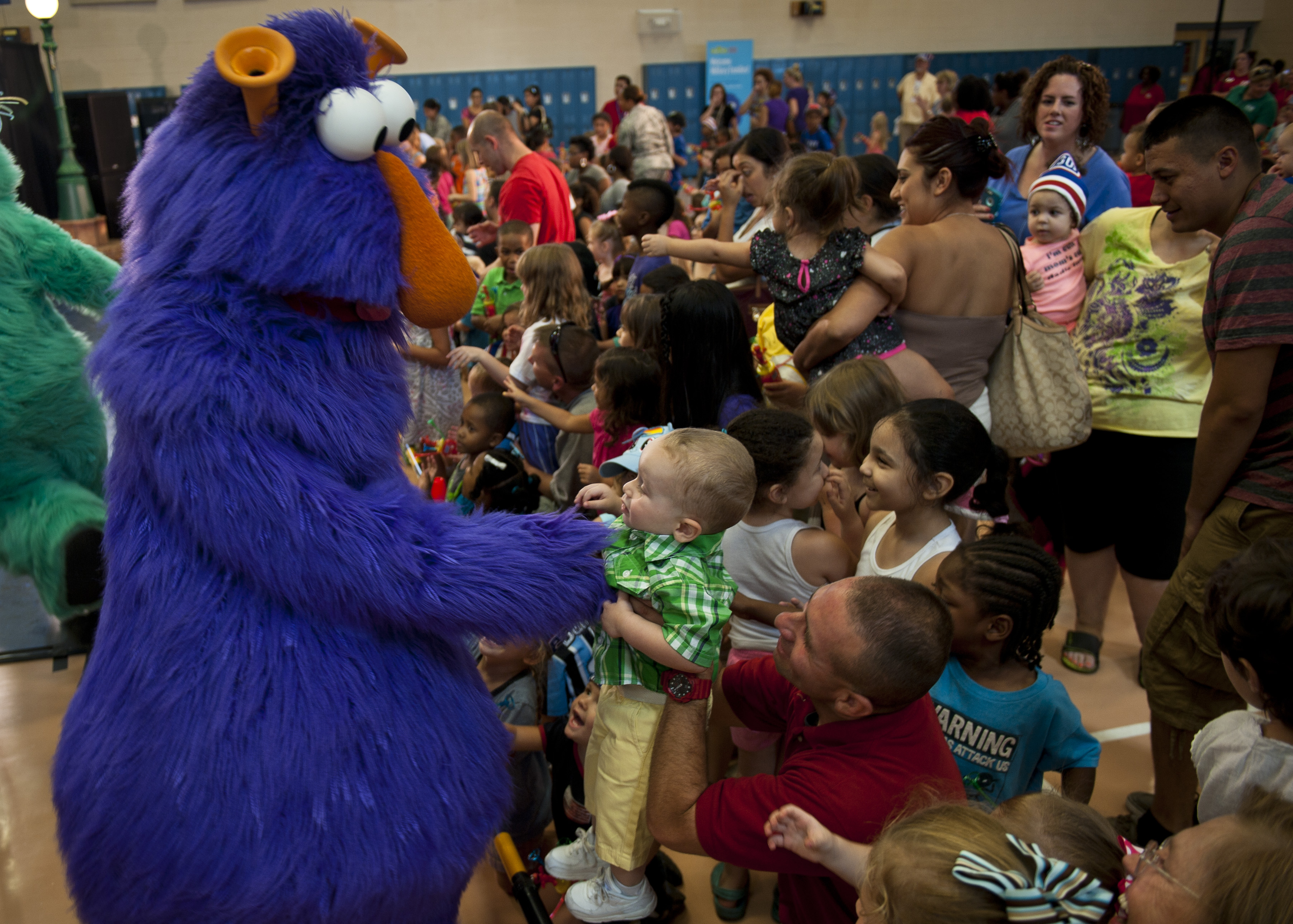 Sesame Street tour stops at Nellis