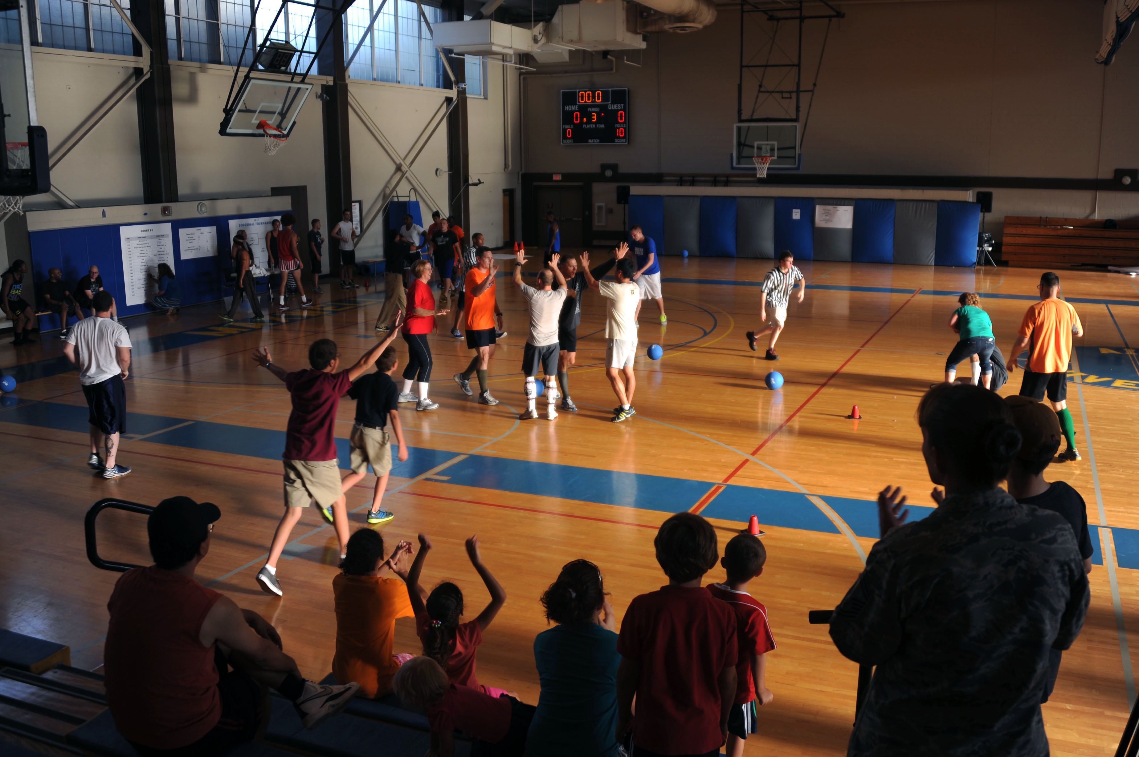 The Fitness Center hosts second annual Maxwell-Gunter Dodge Ball Tournament