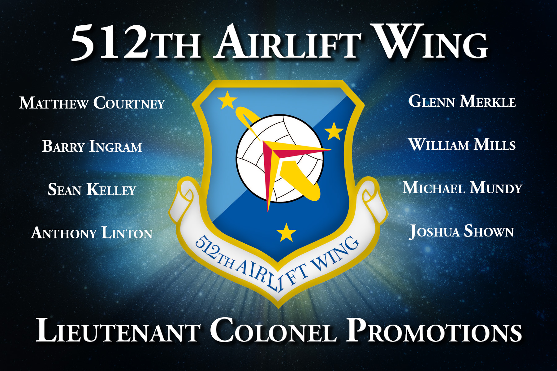 Liberty Wing boasts eight selections for lieutenant colonel promotion ...