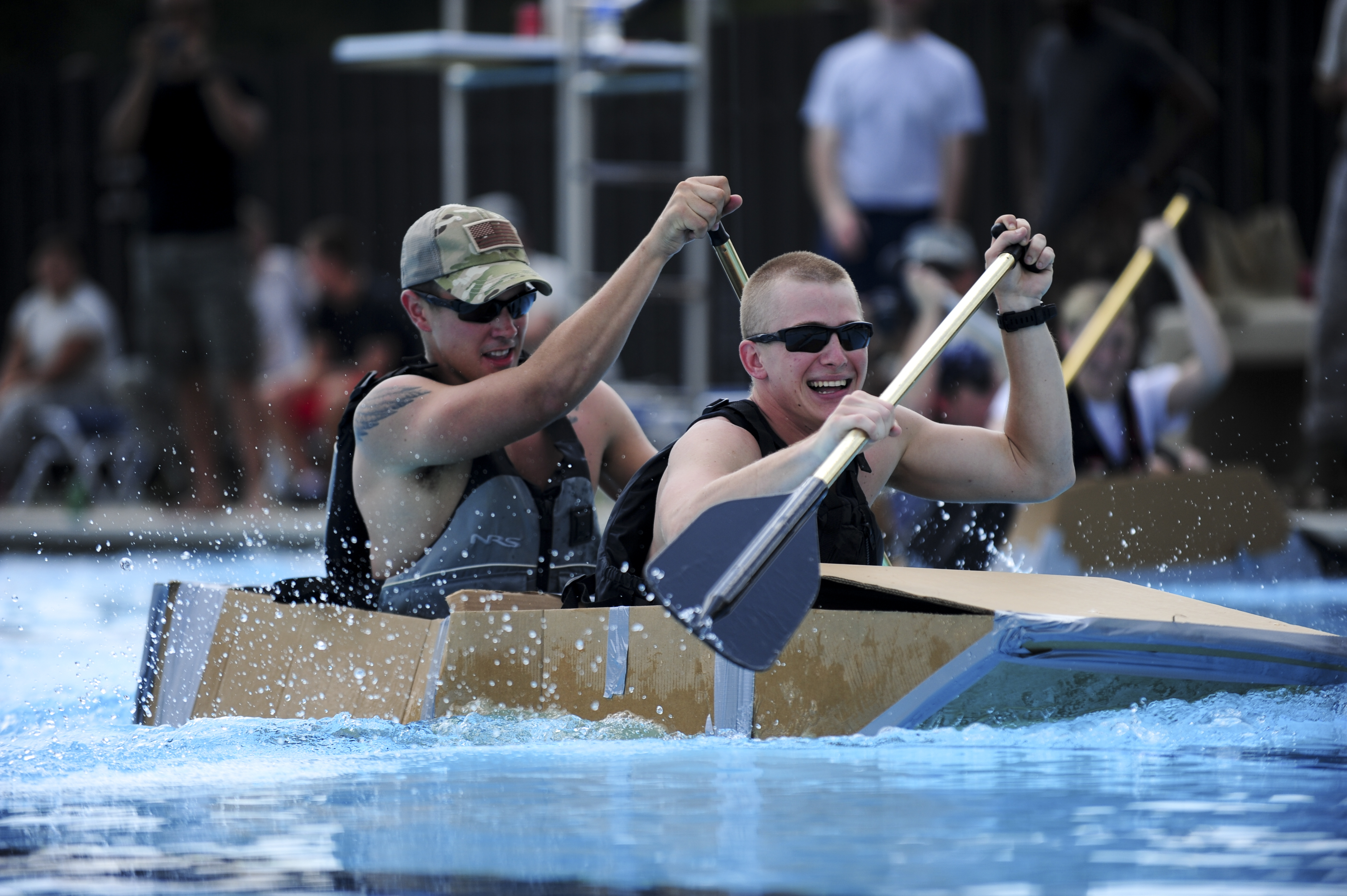 Sink or Swim: SJ Airmen compete in annual build-a-boat competition ...