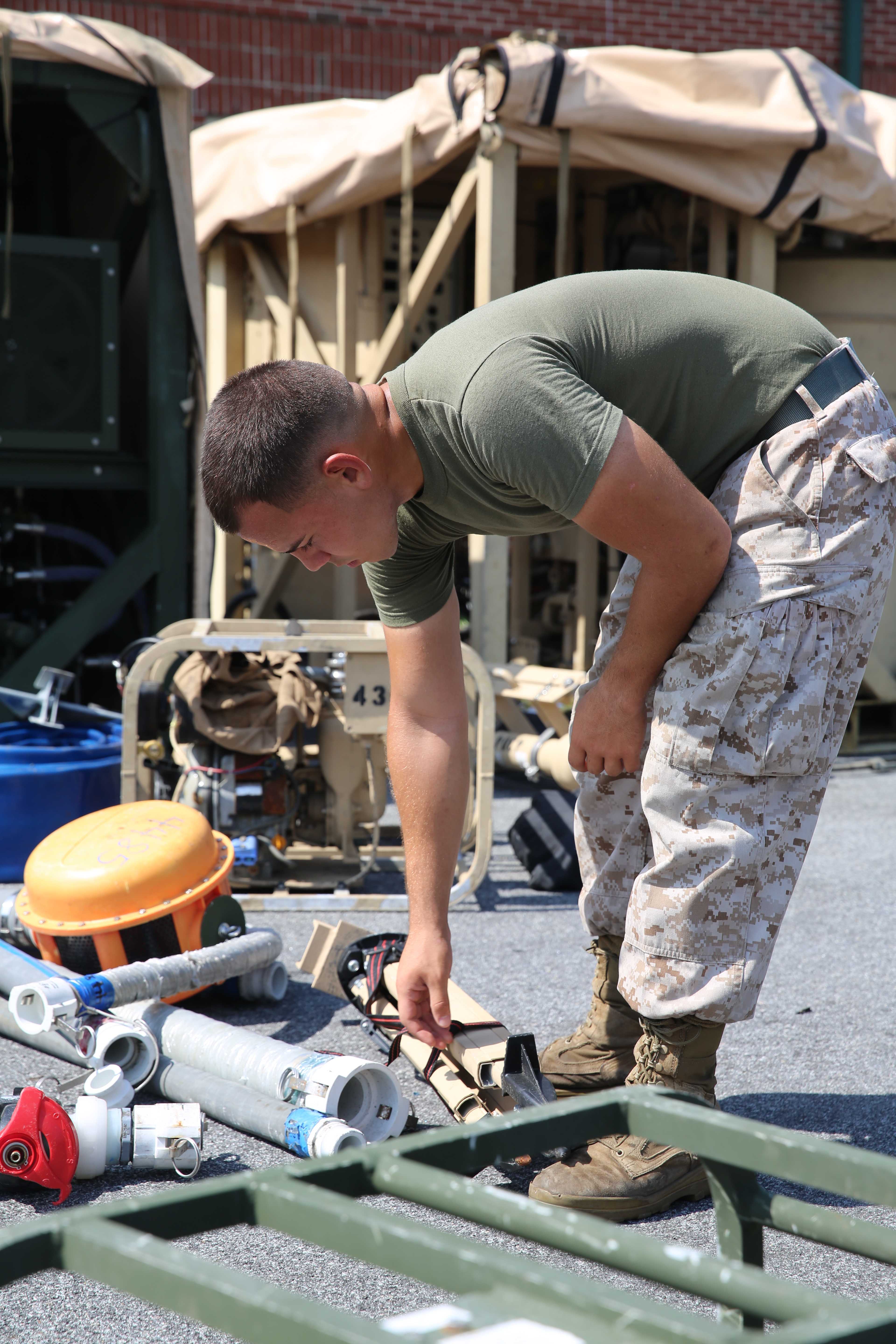 MWSS-271 performs preventative maintenance after exercise