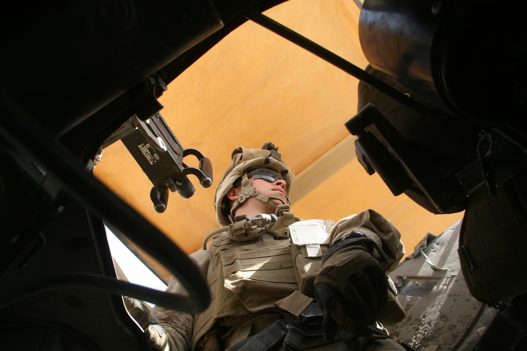 Marines with Weapons Company conduct security patrol in Helmand ...