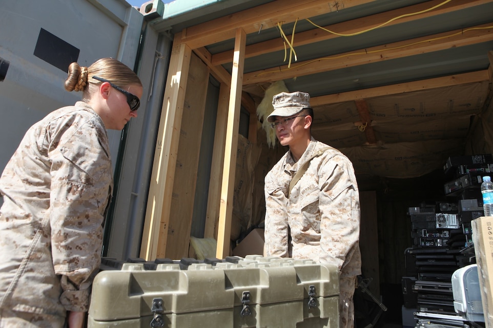 Supply Marines with Marine Expeditionary Brigade - Afghanistan ...