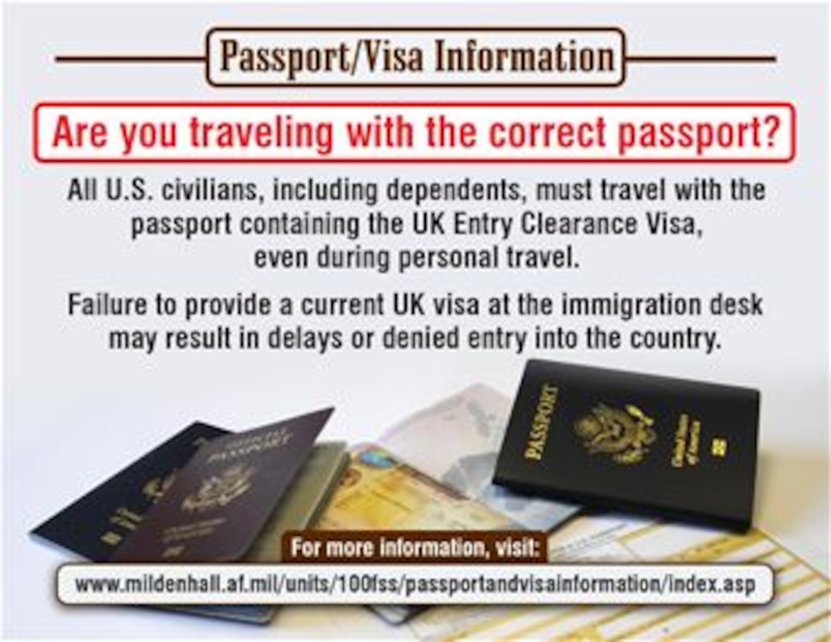 Are you using the correct passport? Present the proper visa at the ...