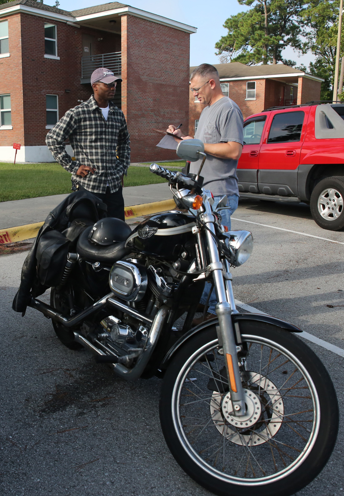 Ground Combat Element Integrated Task Force Marine motorcyclists take a ...