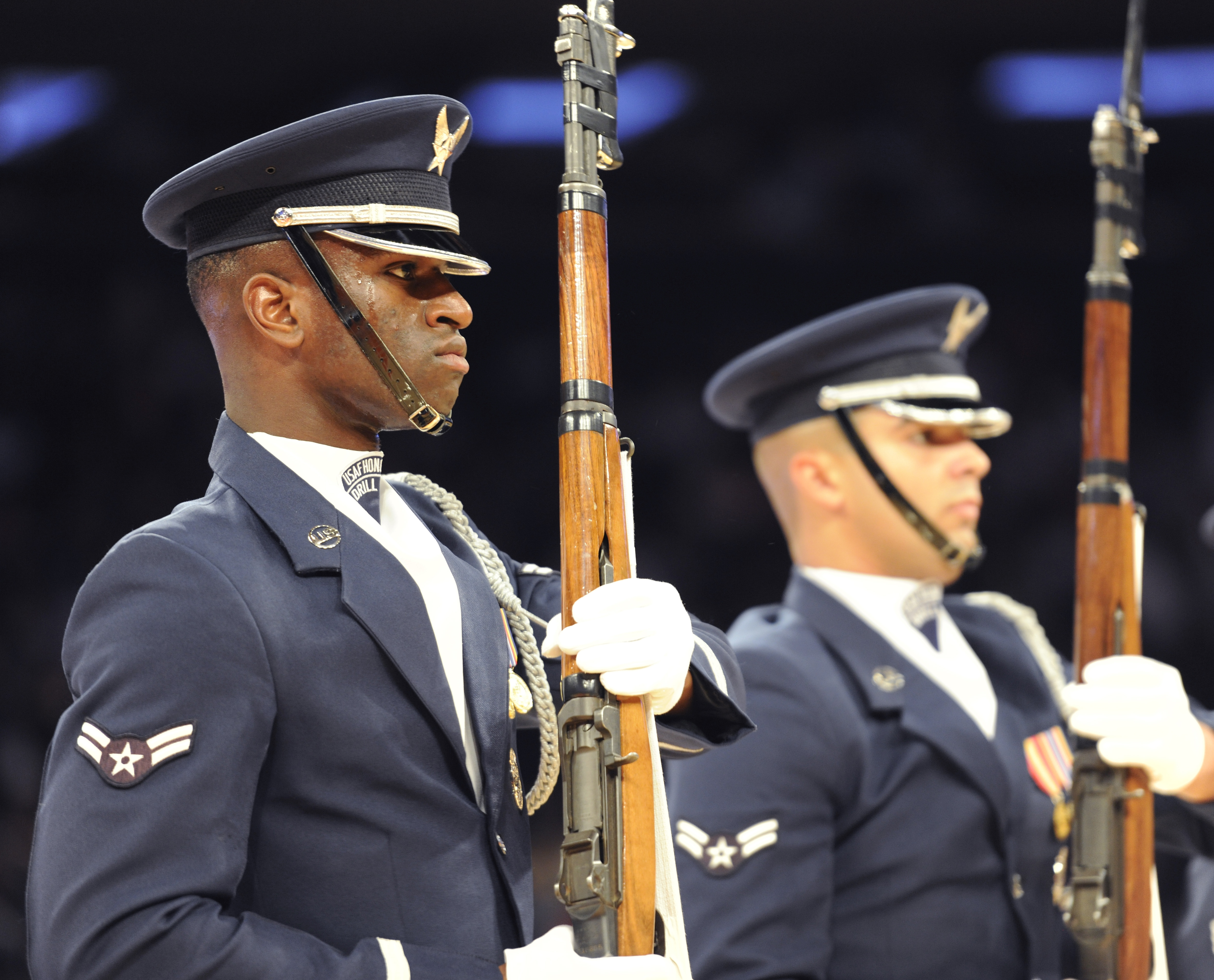 USAF Honor Guard Drill Team visits Madison Square Garden > Joint Base ...