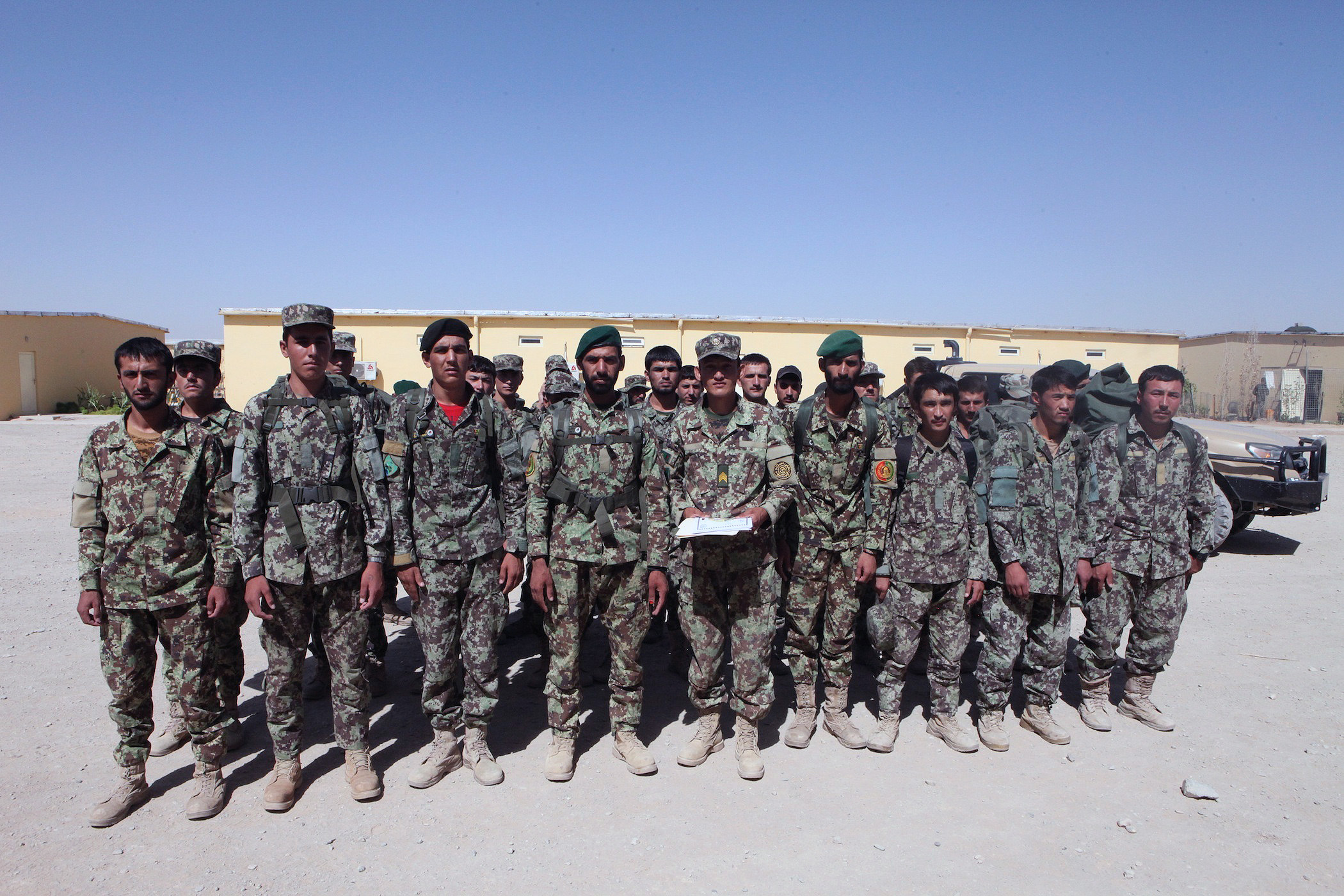 ANA soldiers graduate first Afghan operated instructor training course ...