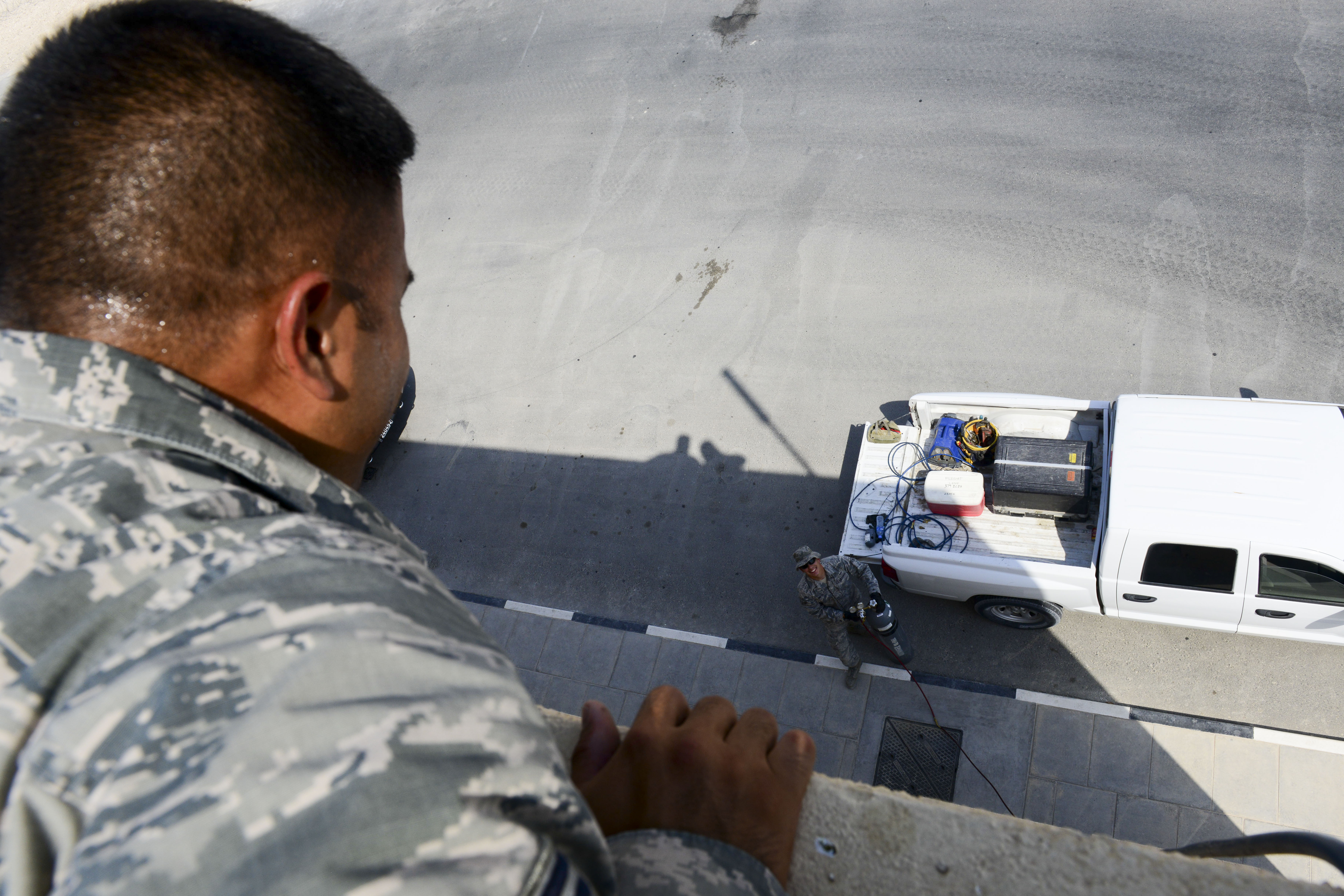 379th ECES: Day on the job with HVAC > U.S. Air Forces Central > News