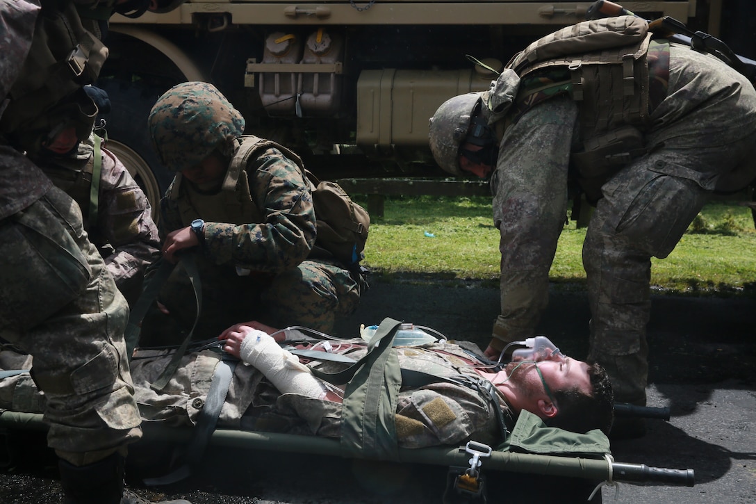 U.S. Marines, New Zealand soldiers conduct cordon and search during ...