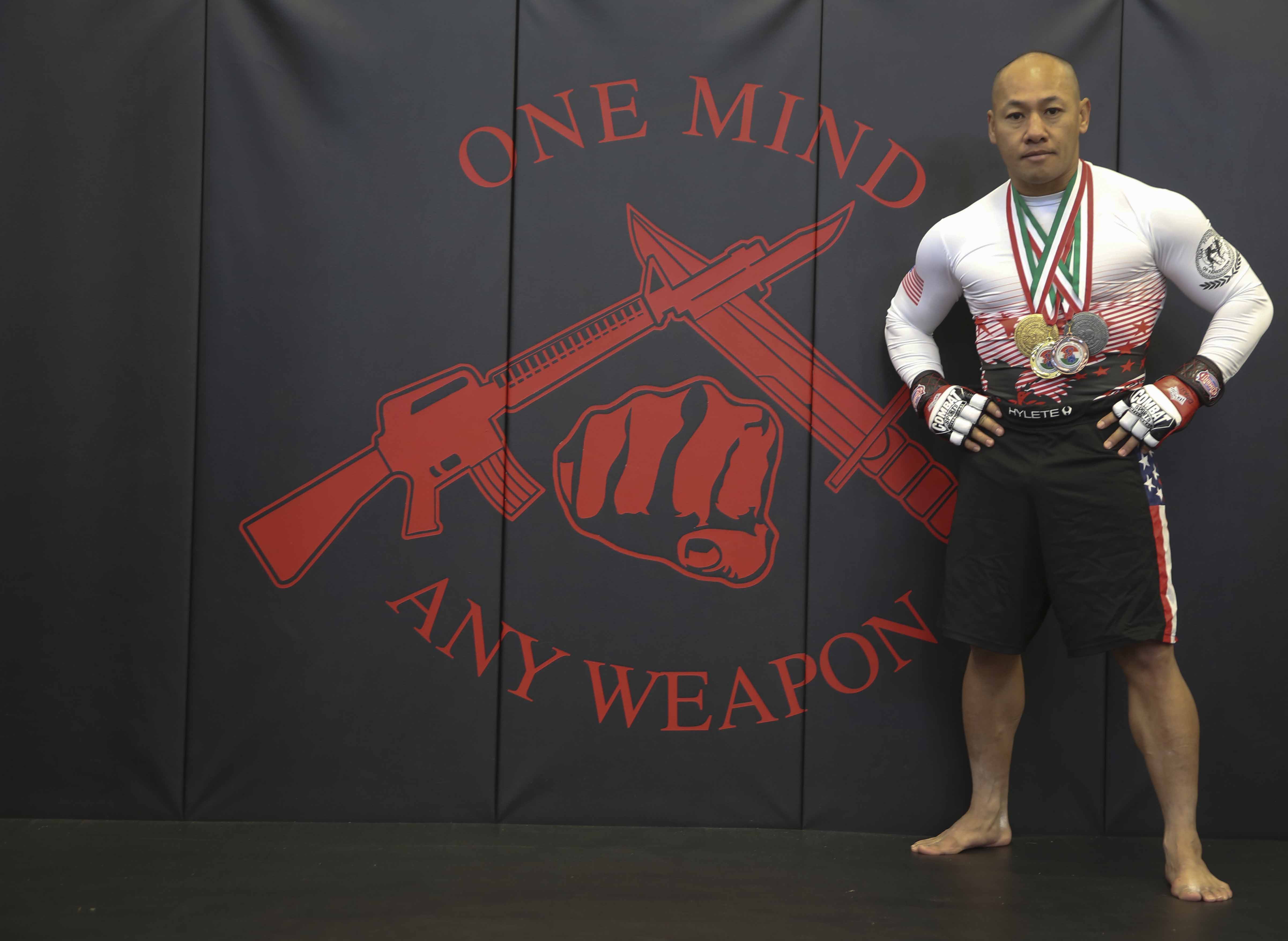 World Pankration Champion does it for family and Corps