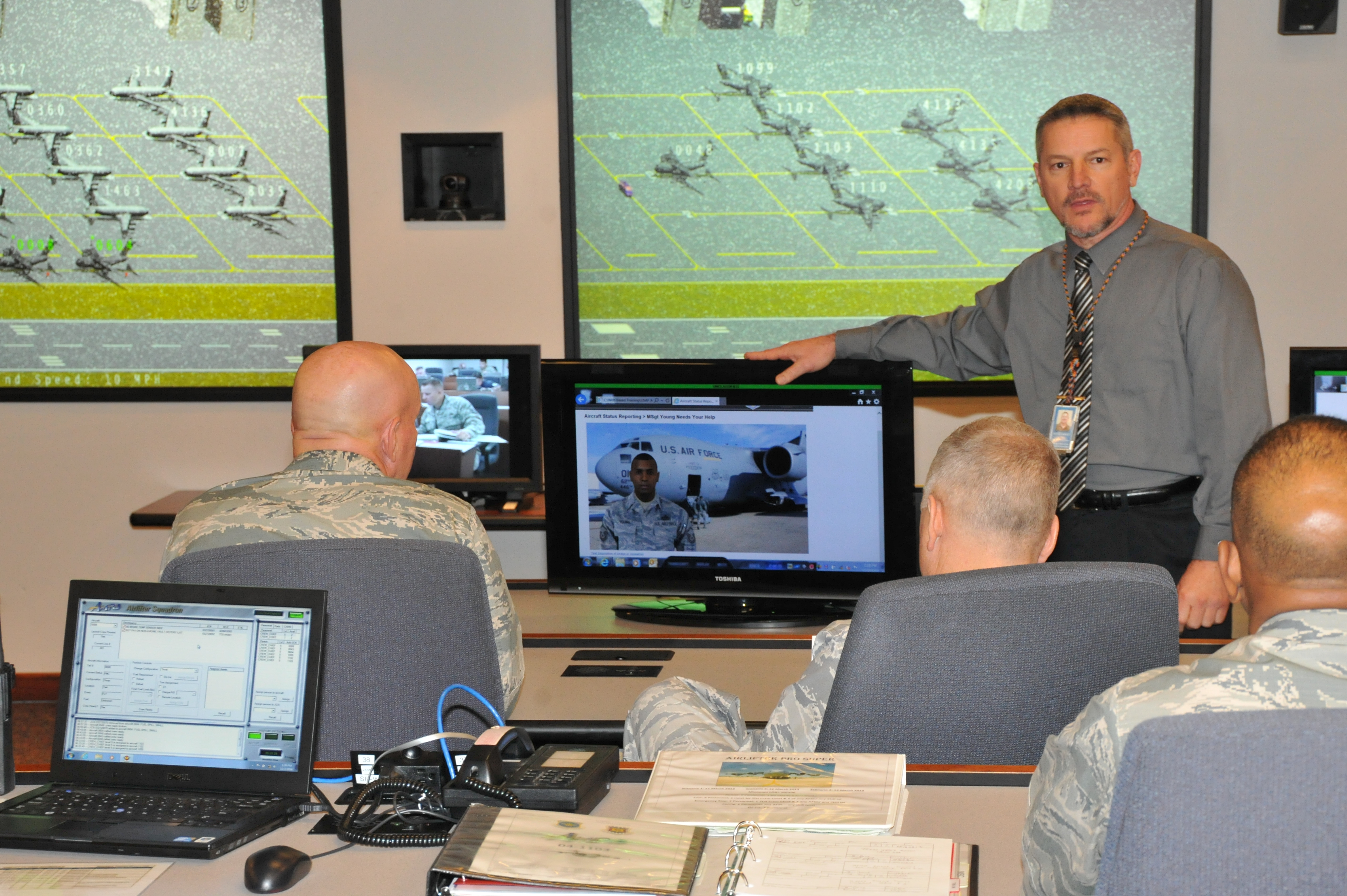 AMC staff sees 'Excellence' first-hand with visit to the USAF EC > Air ...