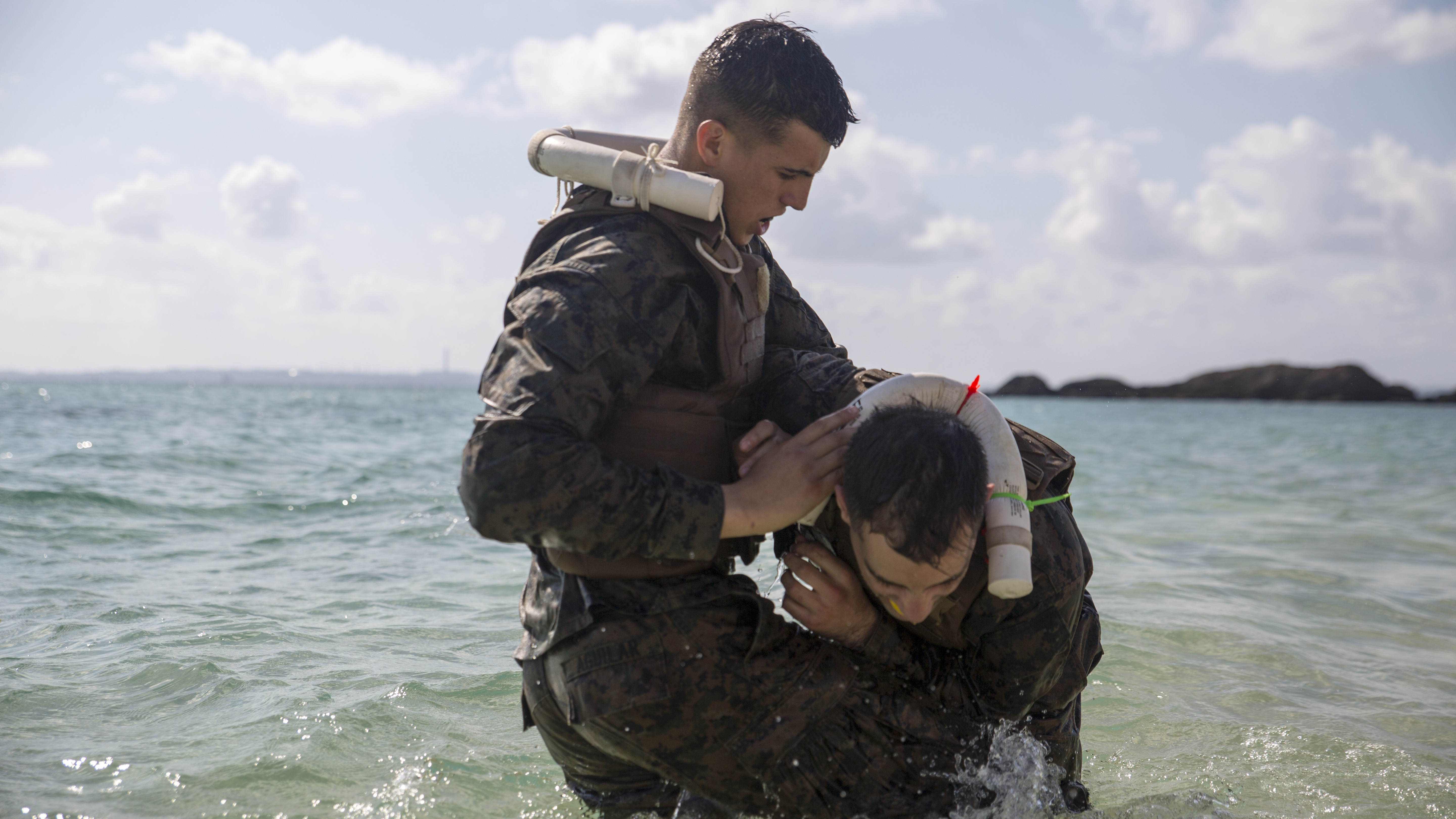 MCMAP instructor course tests Marines endurance on the beaches of Okinawa