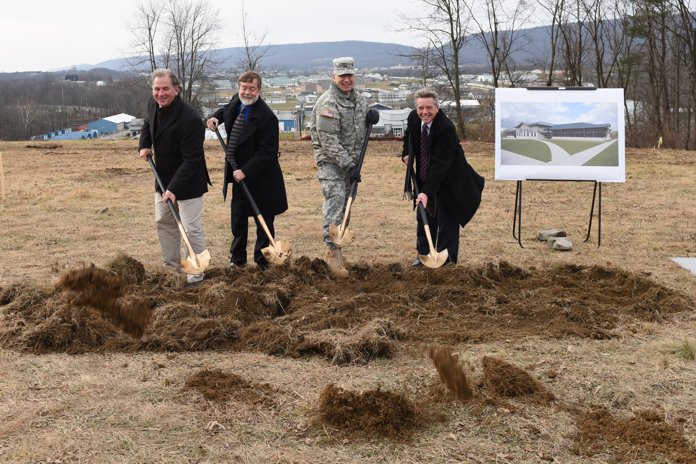 Combined Communications Facility Groundbreaking
