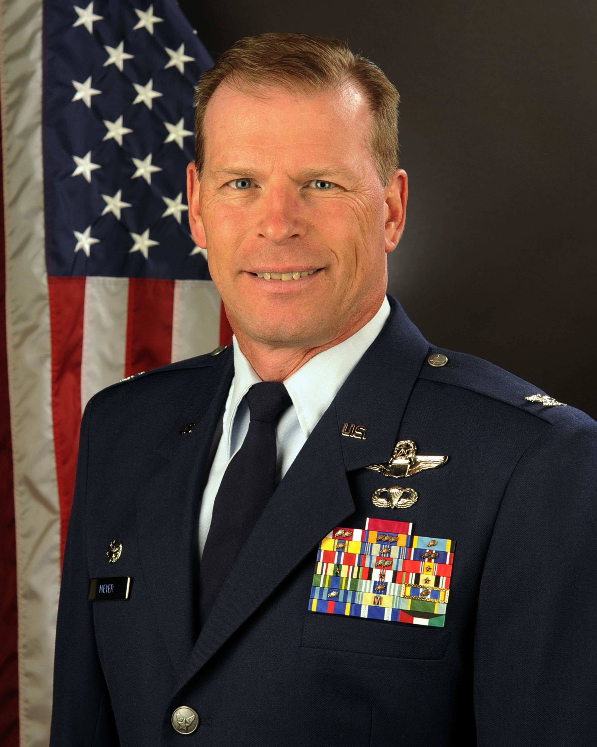 Col. David Meyer, 169th FW commander