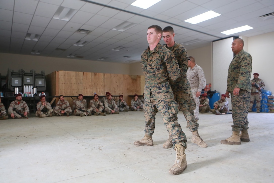 Marines conduct bilateral training