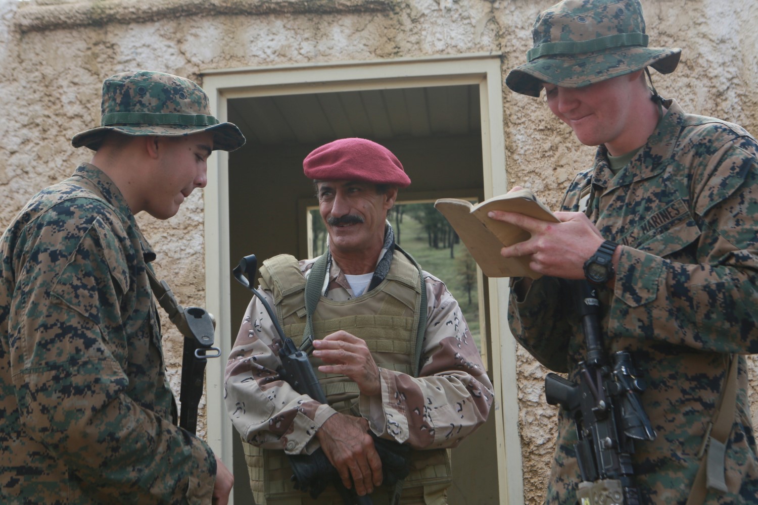 Marines conduct bilateral training