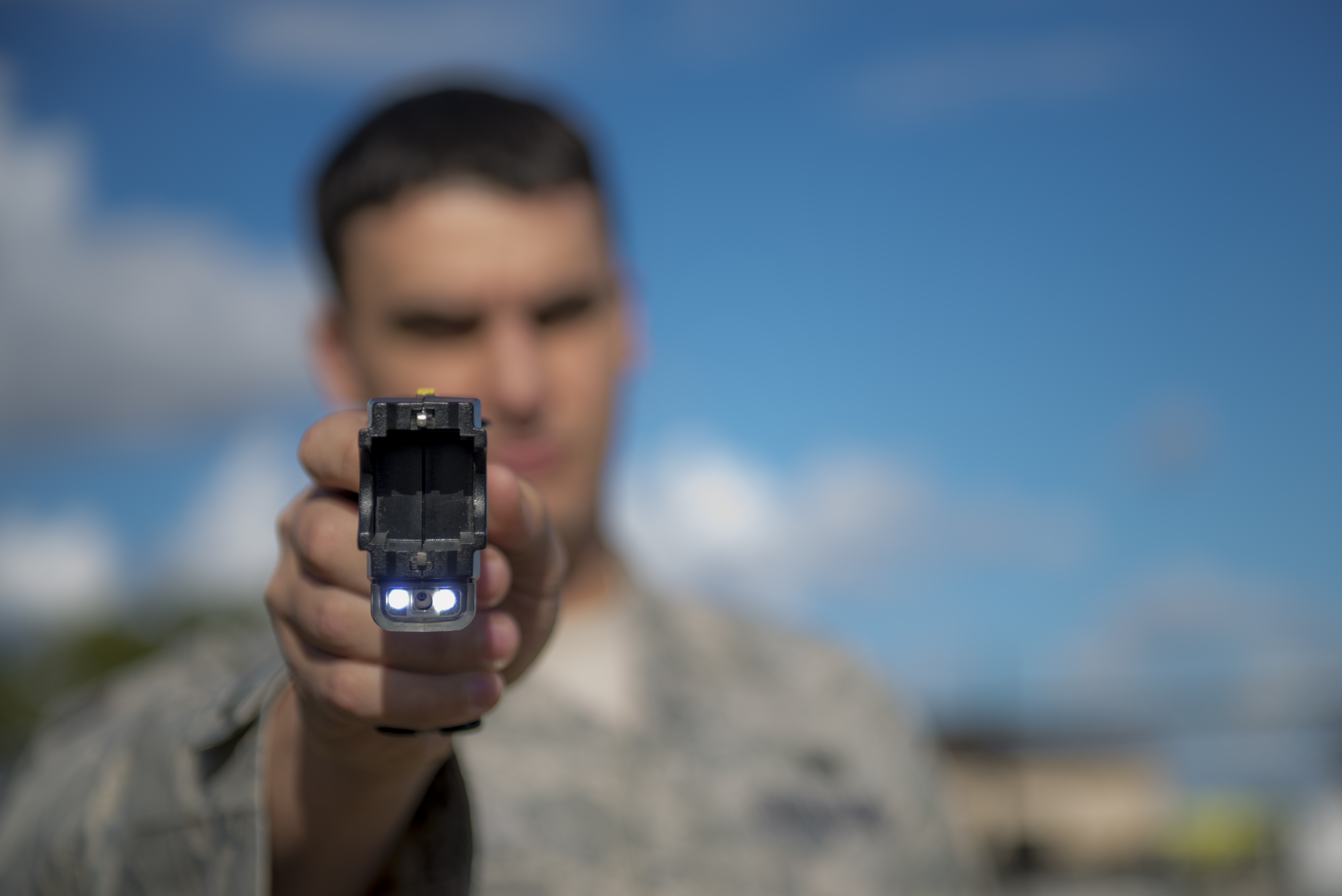 Taser, OC training essential for SFS > Air Combat Command > Display