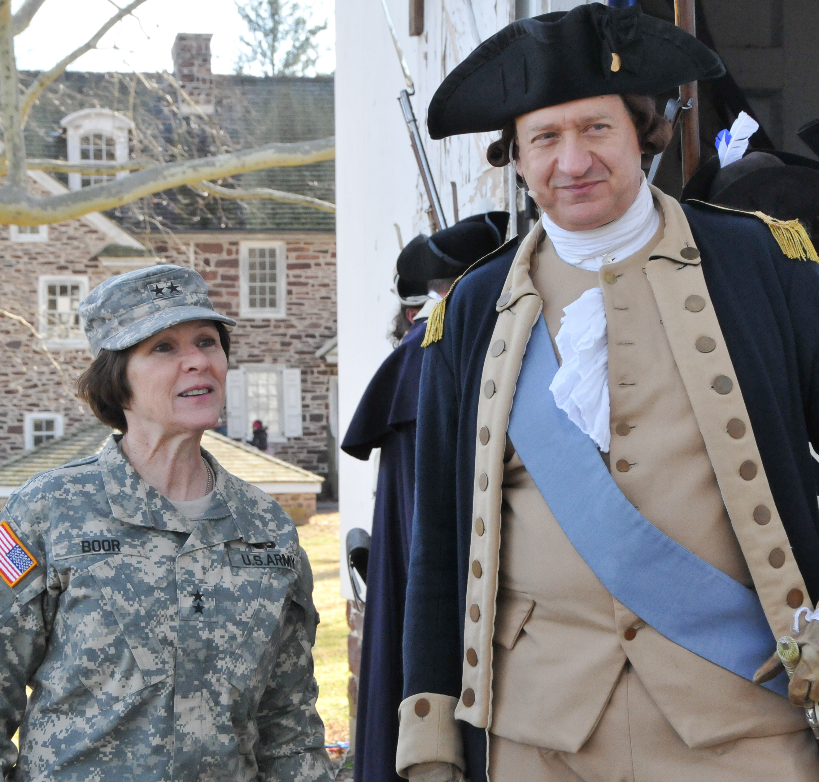 Army Reserve general joins re-enactment of Washington’s Crossing ...