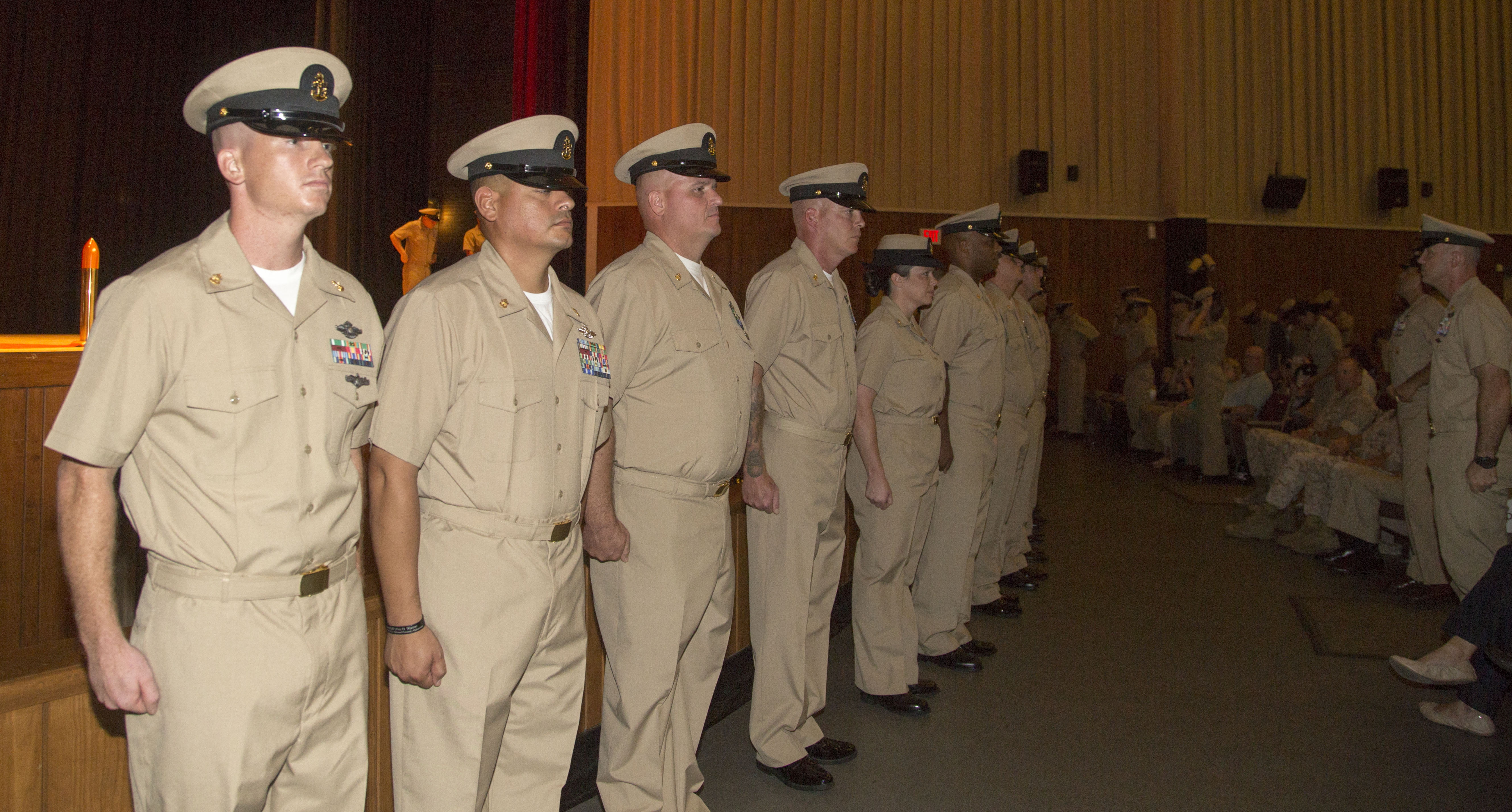 New chief petty officers inducted in ceremony