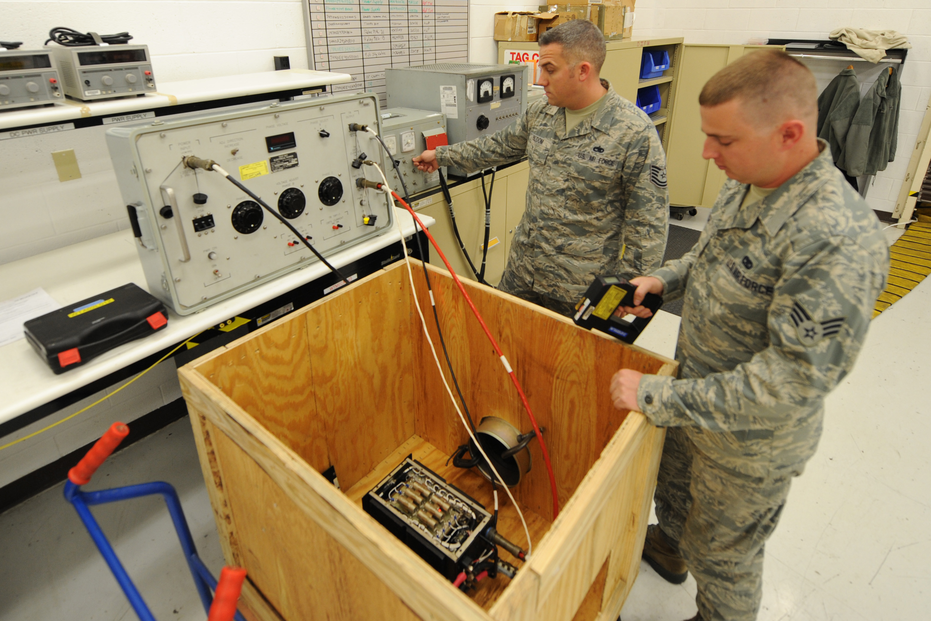 Wires, sensors, dials; E&E keeps aircraft in flight > Air Force Global ...