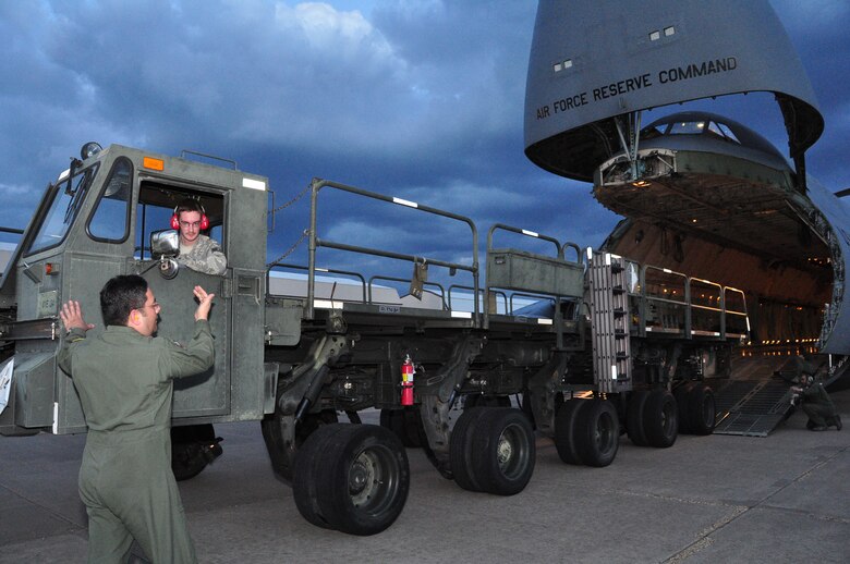 Where the load meets the road, 73rd Aerial Port Squadron > 301st ...