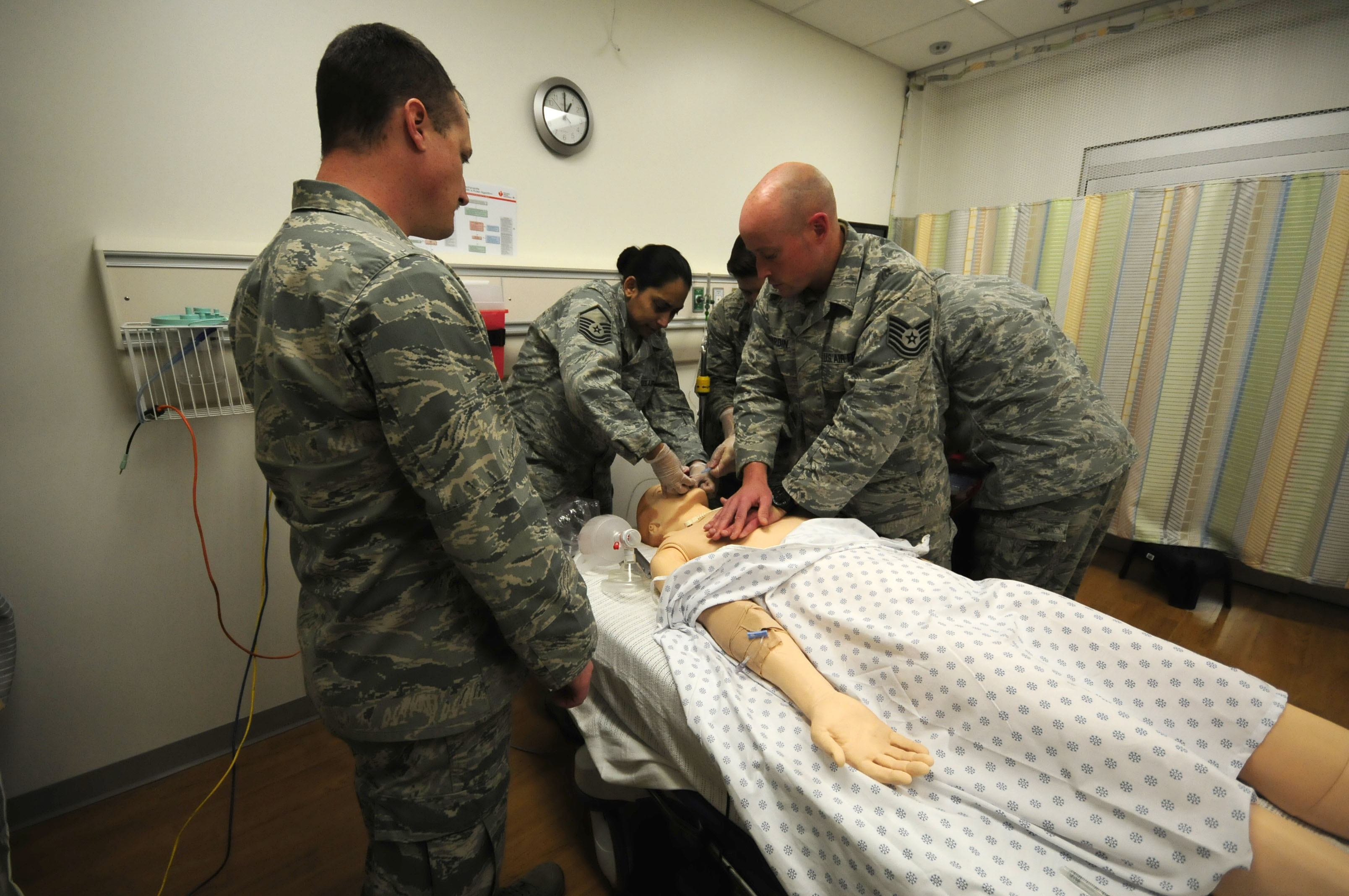 110th Medical Group conducts Emergency Medical Simulation Training at ...